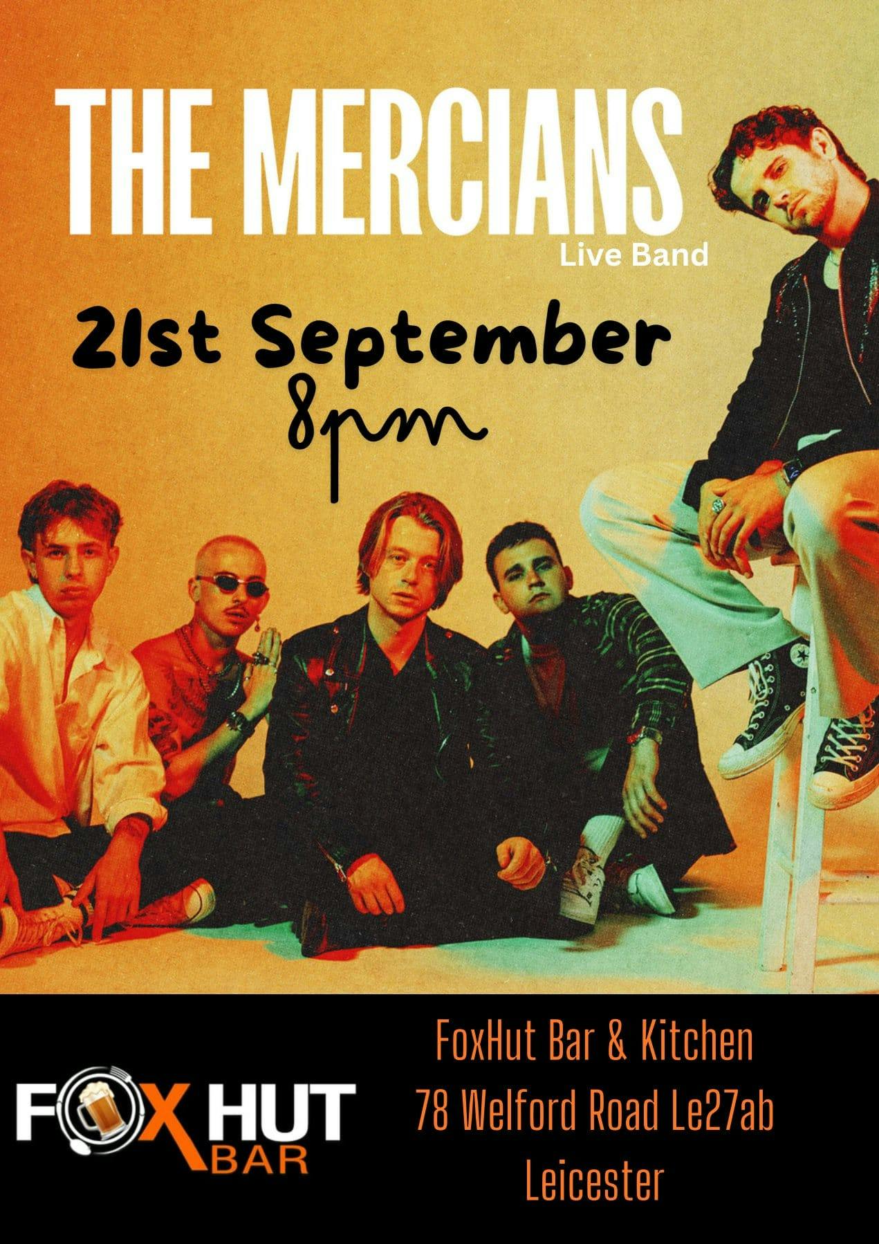 THE MERCIANS BAND at Foxhutbar, Leicester on 21st Sep 2024 | Fatsoma