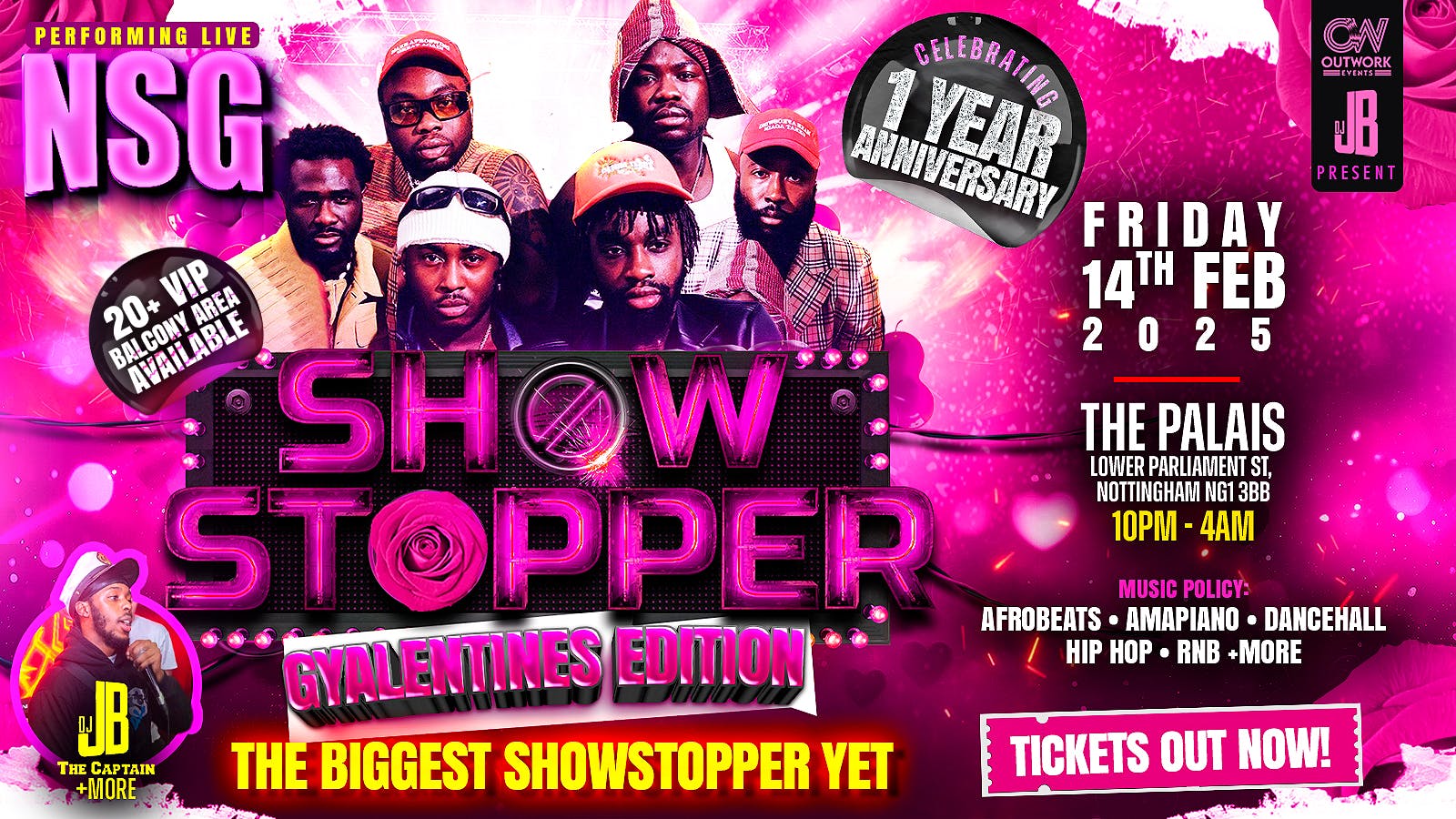 SHOWSTOPPER GYALENTINES EDITION | 1 YEAR ANNIVERSARY | NSG PERFORMING ...