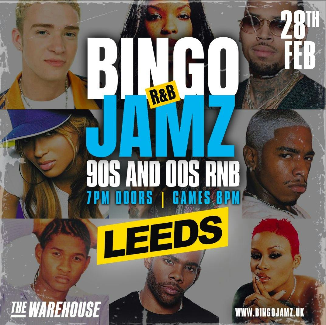 Bingo Jamz Leeds | 28th February at The Warehouse, Leeds on 28th Feb | Fatsoma