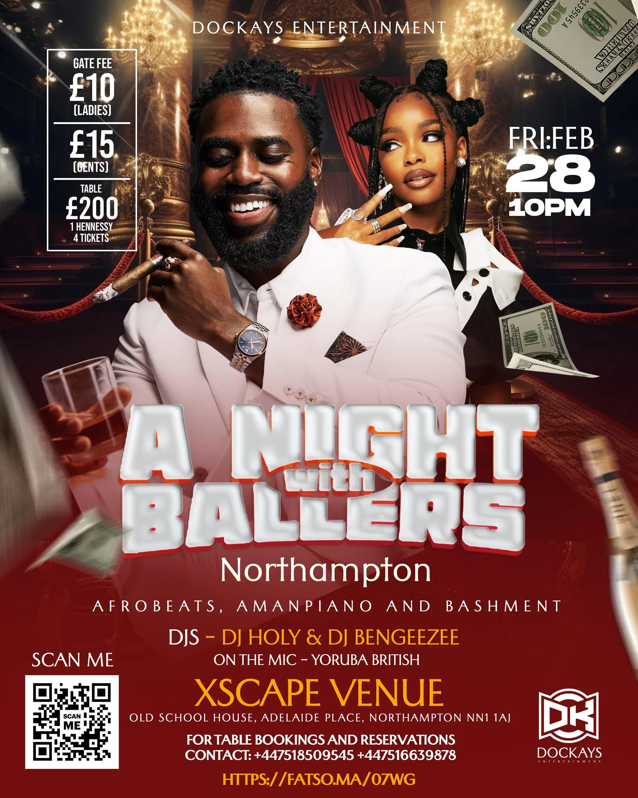 A Night with Ballers Northampton at Escape Venue, Northampton on 28th ...