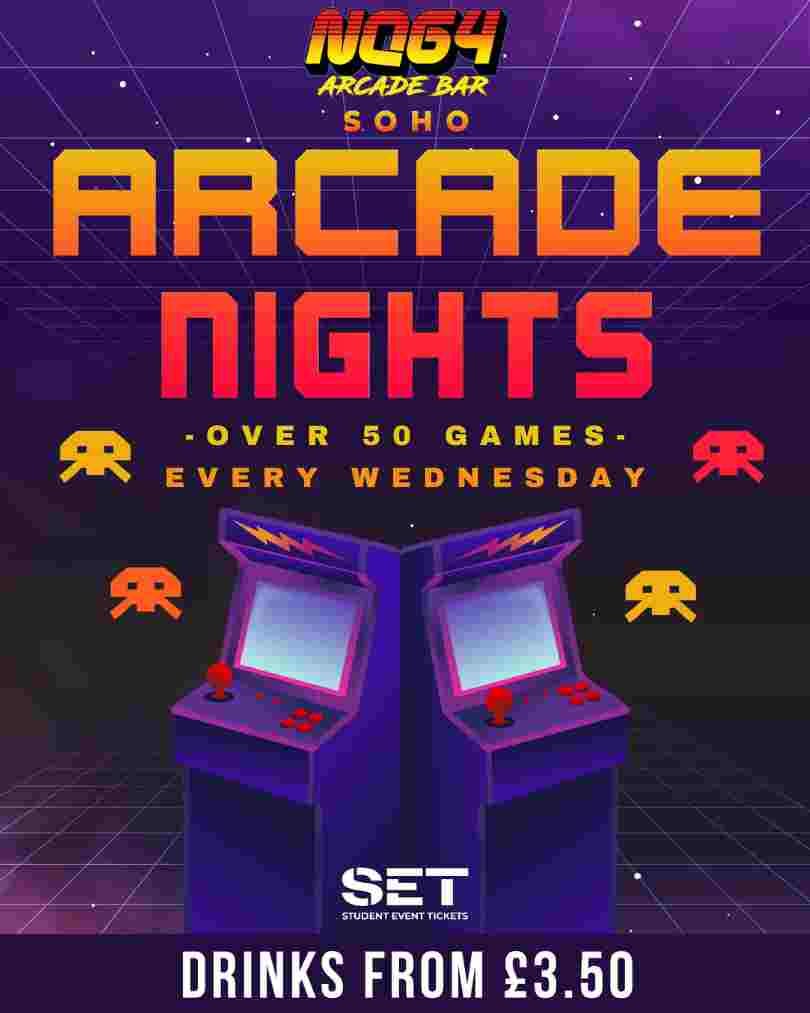 ARCADE NIGHTS AT NQ64 SOHO - WEDNESDAY 12TH FEBRUARY at NQ64 Arcade Bar ...