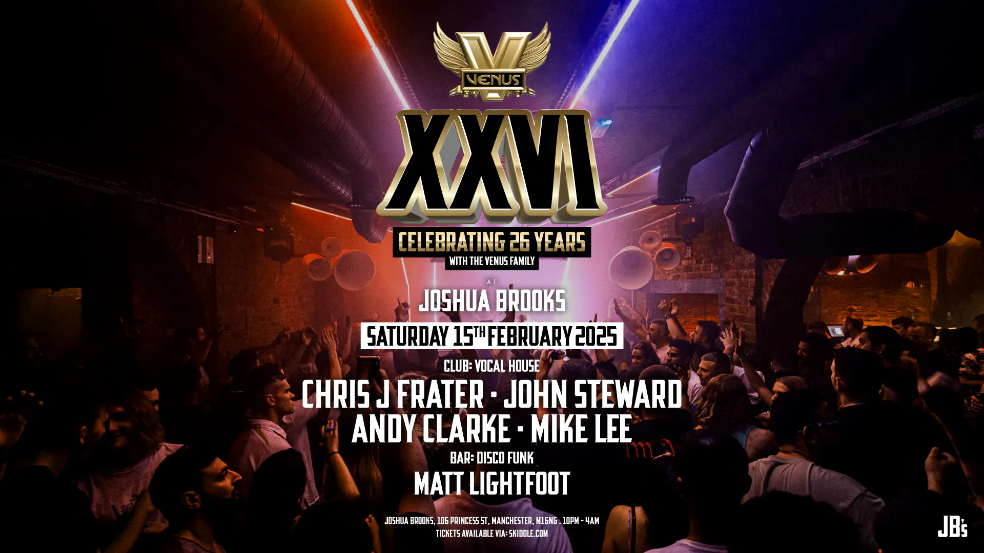 Venus Manchester [XXVI] at Joshua Brooks, Manchester on 15th Feb 2025 ...