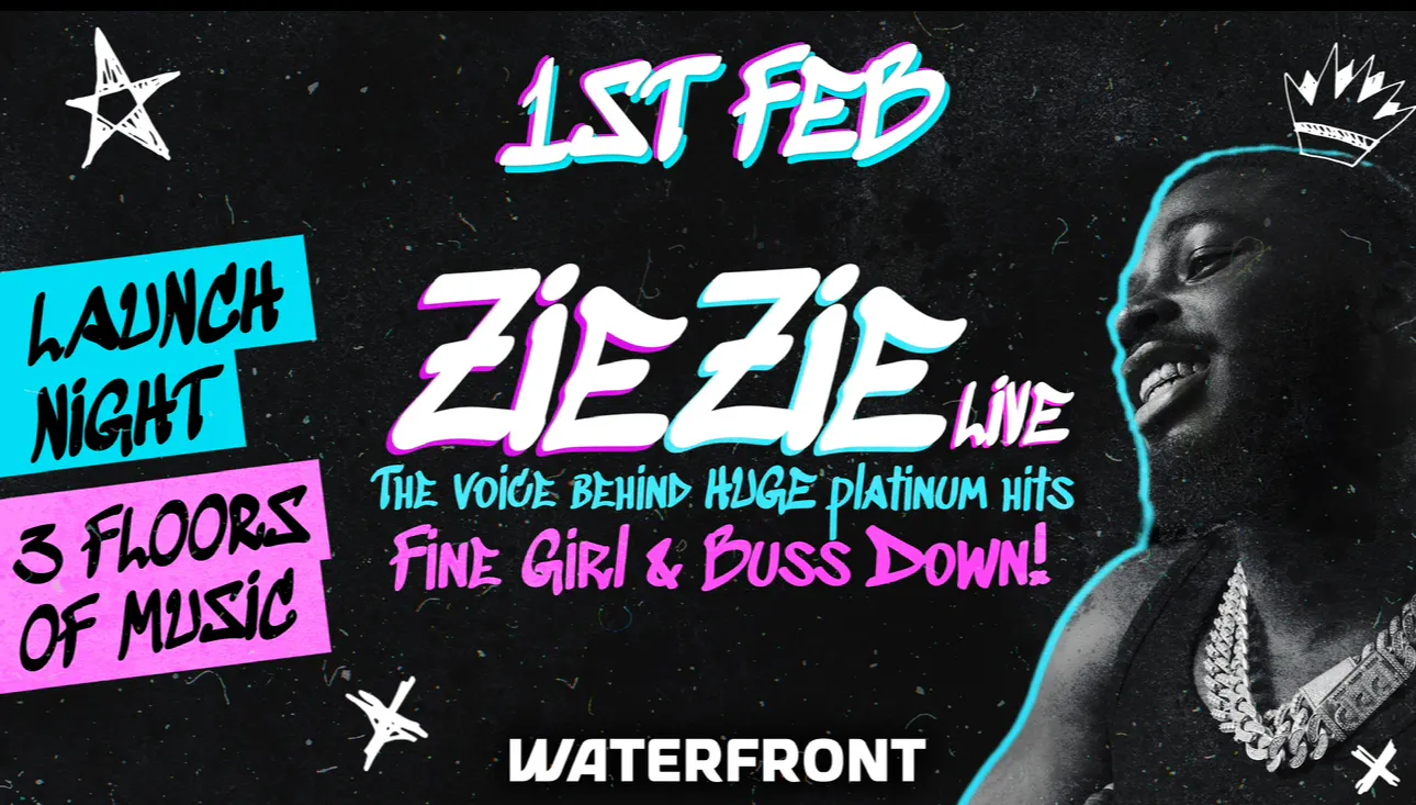 Waterfront Launch Night With Zie Zie at Waterfront, Kingston upon Hull ...