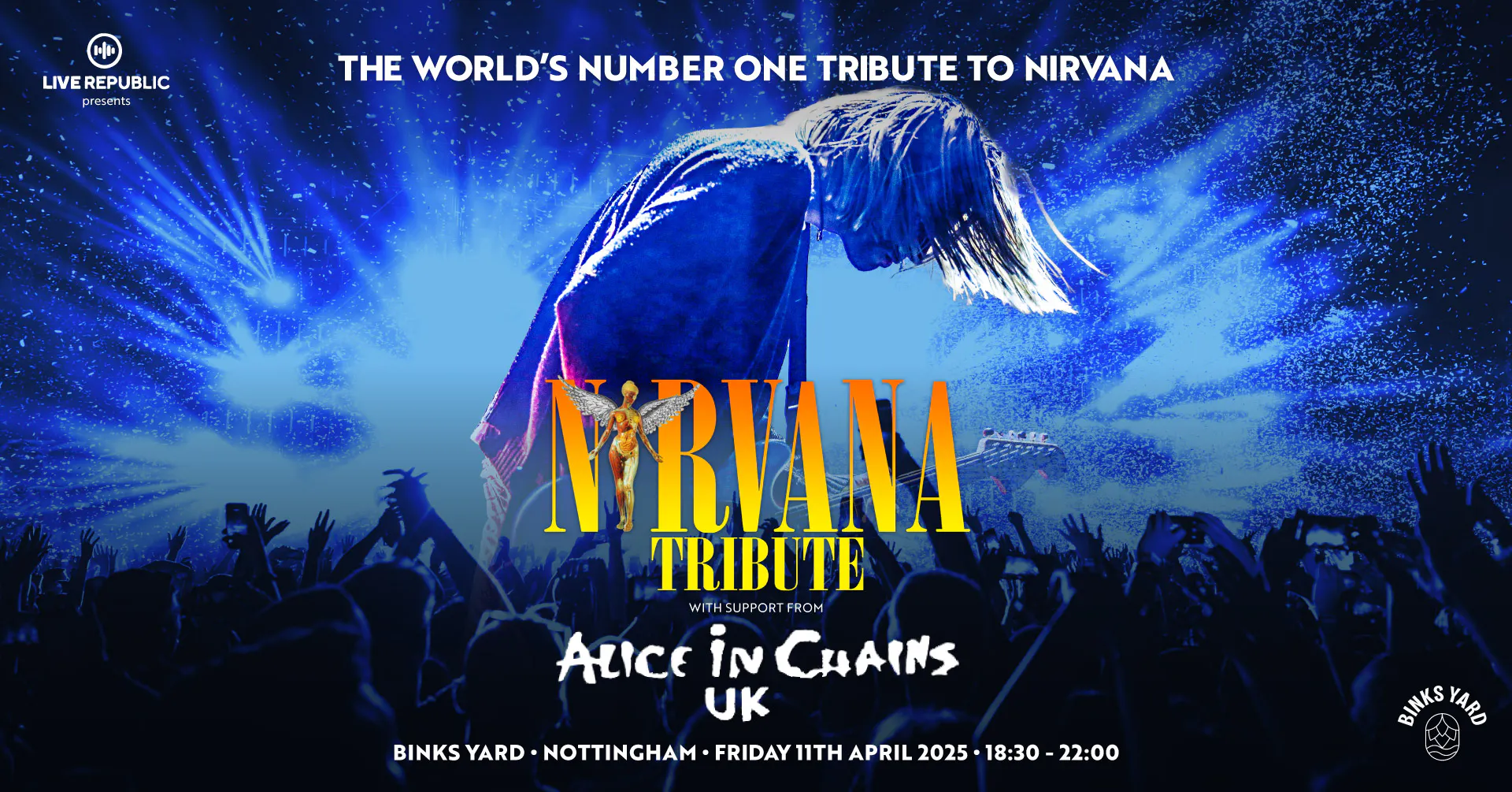 Nirvana tribute with support from Alice In Chains | Binks Yard at Binks ...