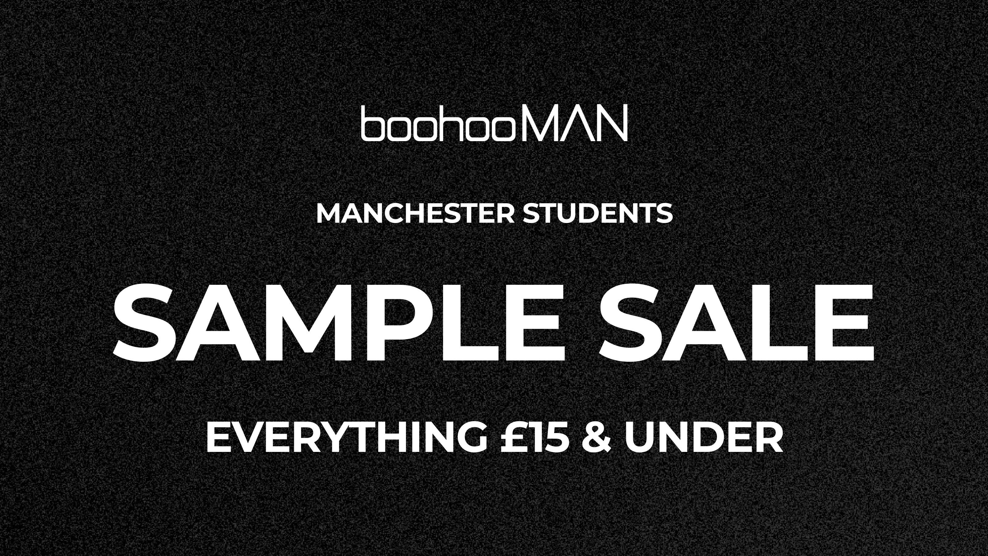 BoohooMAN SAMPLE SALE! at FAC251 - Factory Manchester, Manchester on ...