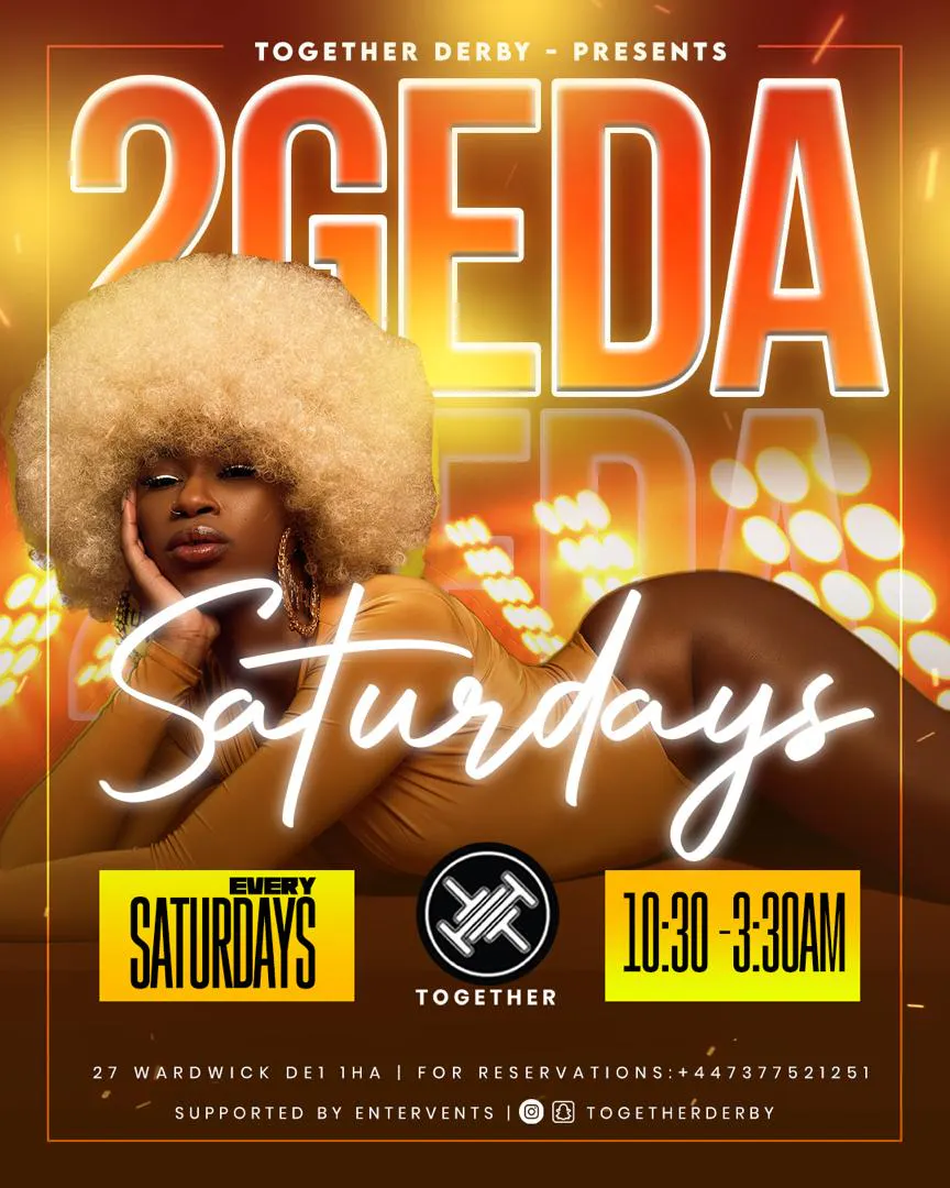 TOGETHER SATURDAES- JAN 18 at Together, Derby on 18th Jan 2025 | Fatsoma