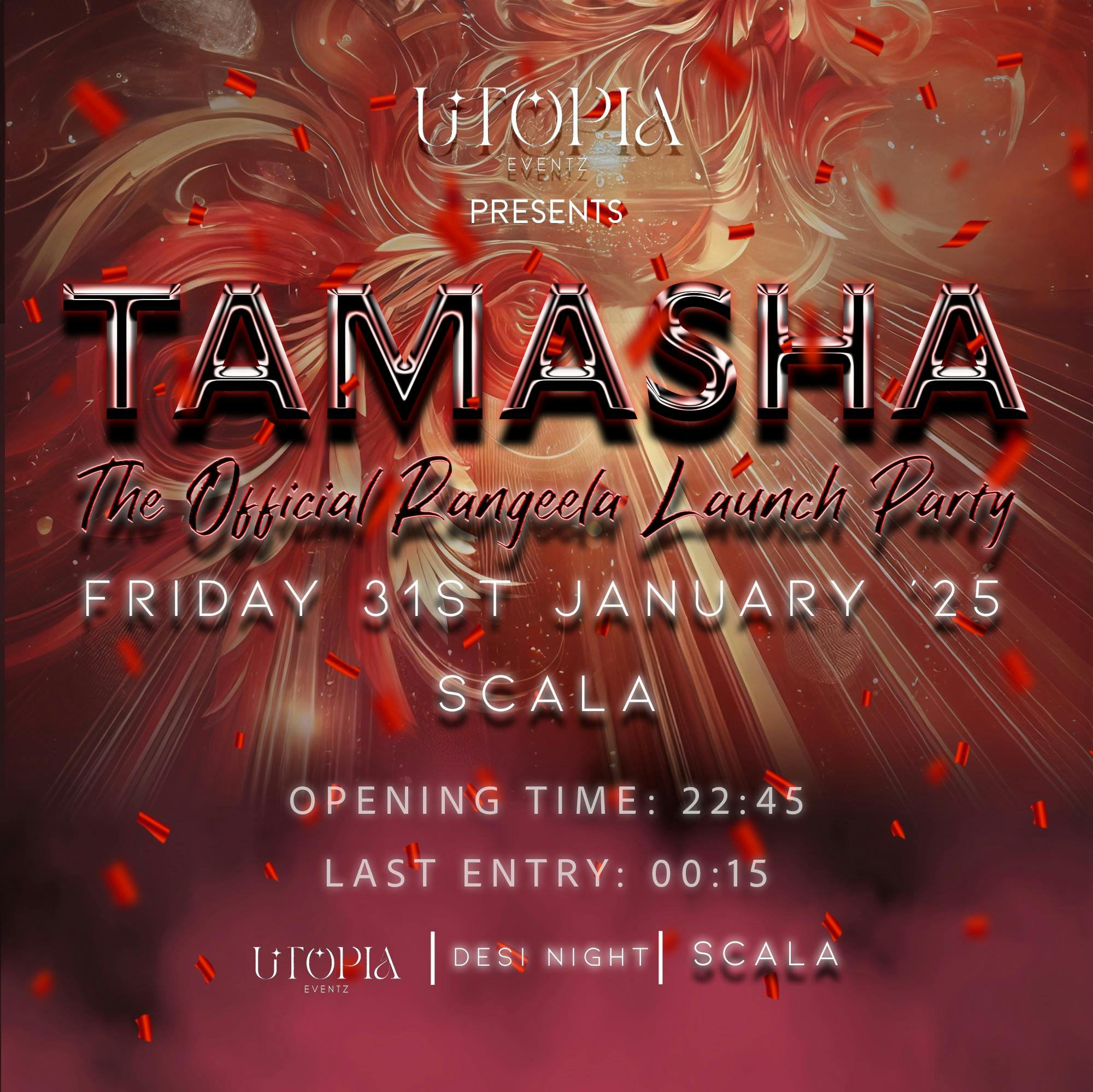 Tamasha Desi Night (SELLOUT EVENT!) at Scala, London on 31st Jan | Fatsoma