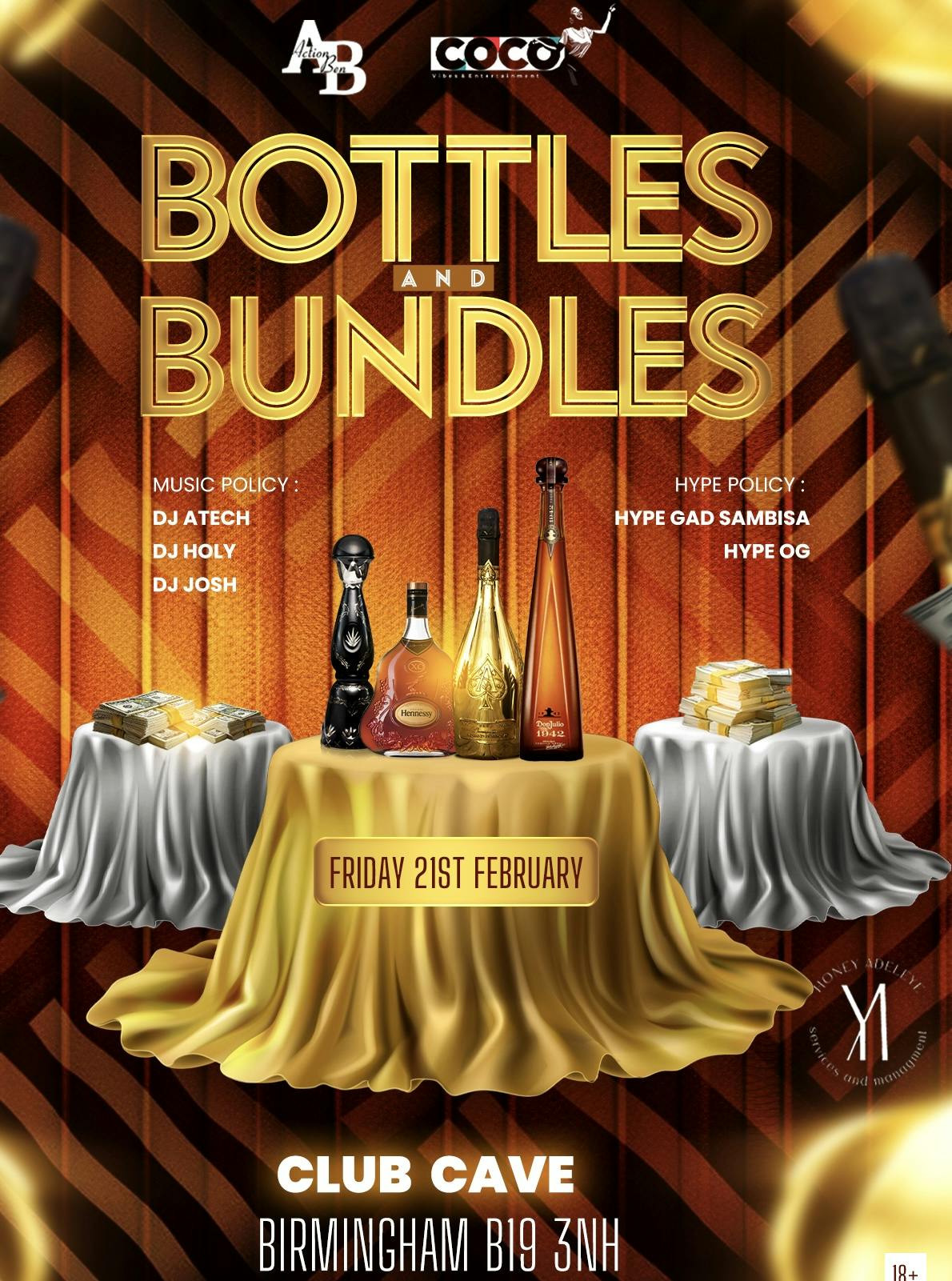 BOTTLES & BUNDLES at Cave, Birmingham on 21st Feb | Fatsoma