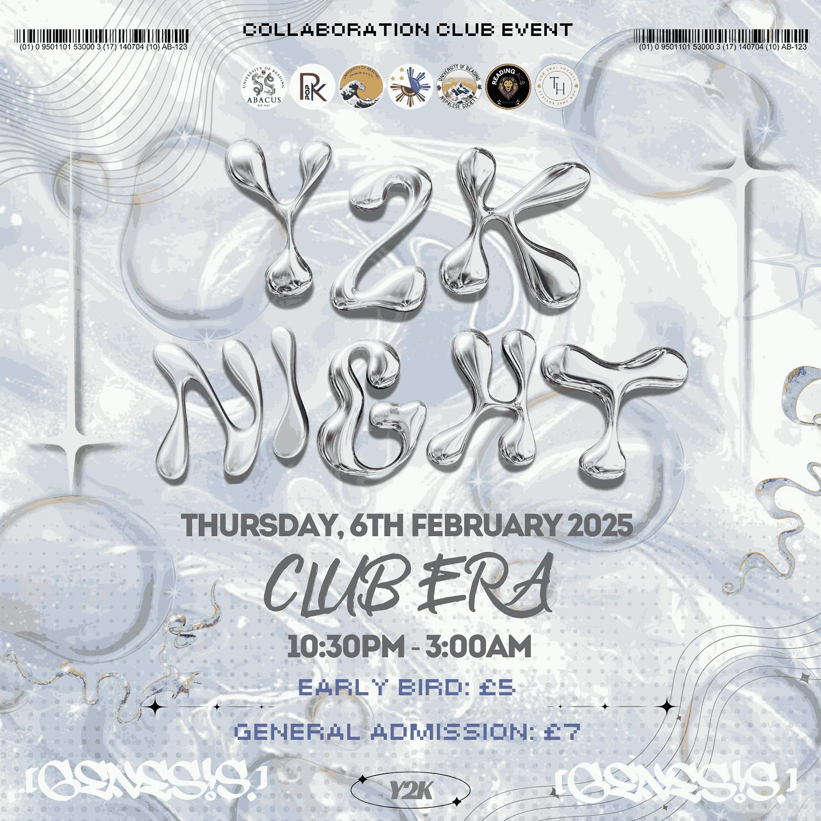 Y2K NIGHT 💿﻿💫 at Club Era, Reading on 6th Feb | Fatsoma