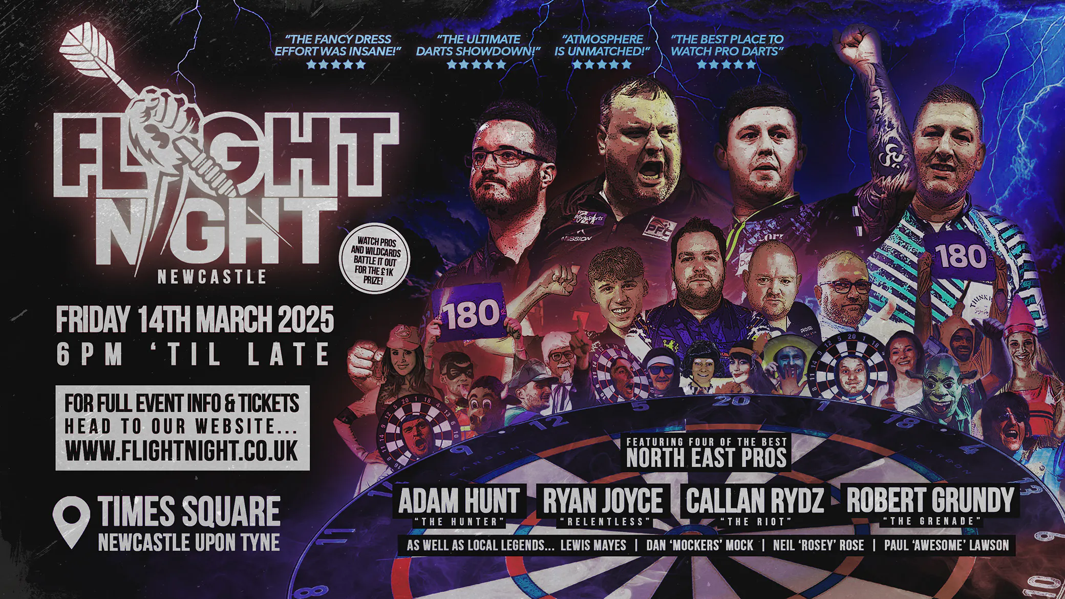 Flight Night 2025 'The Ultimate Darts Showdown!' 🎯 @ Times Square ...