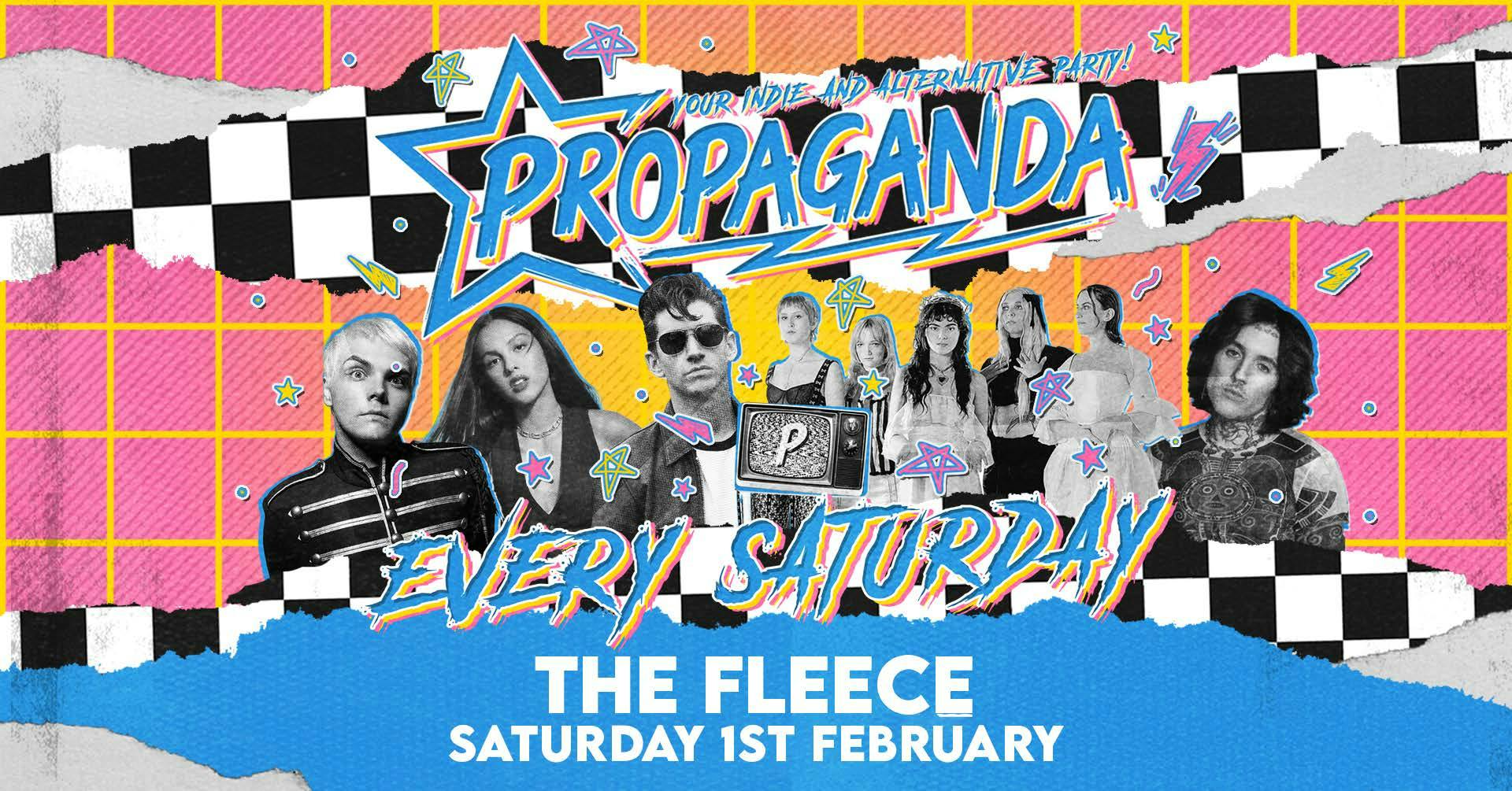 TONIGHT! This Saturday - Propaganda Bristol - Your Indie & Alternative ...