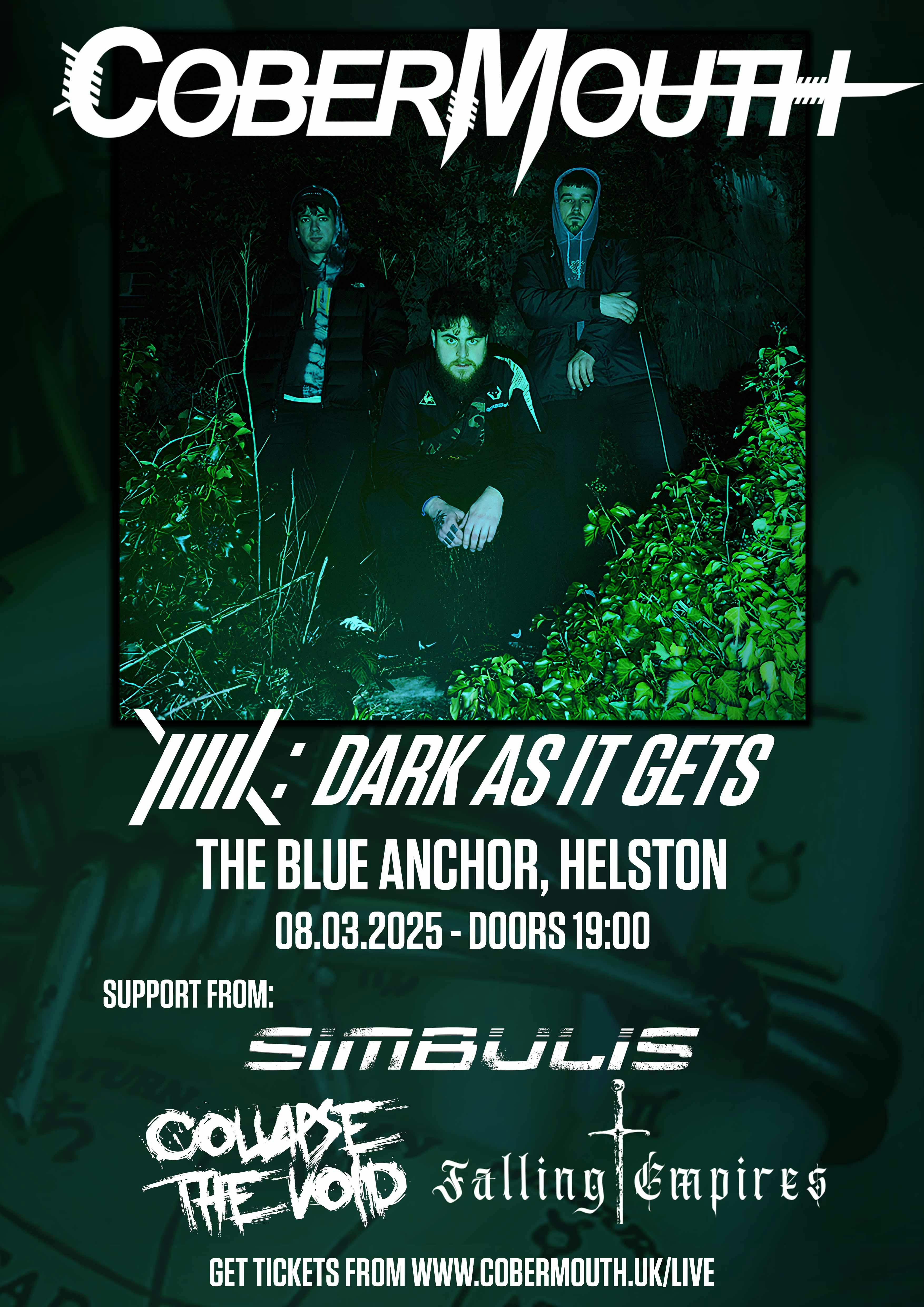Cober Mouth III: DARK AS IT GETS @ The Blue Anchor, Helston at The Blue ...