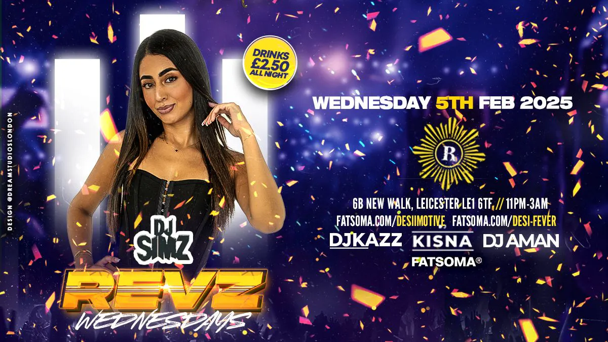 Desi Fever X Desii Motive Revs Wednesdayz DJ Simz Special at Revolution ...