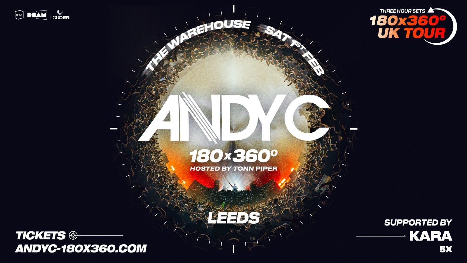 Andy C - 180x360 Tour at The Warehouse, Leeds on 1st Feb | Fatsoma