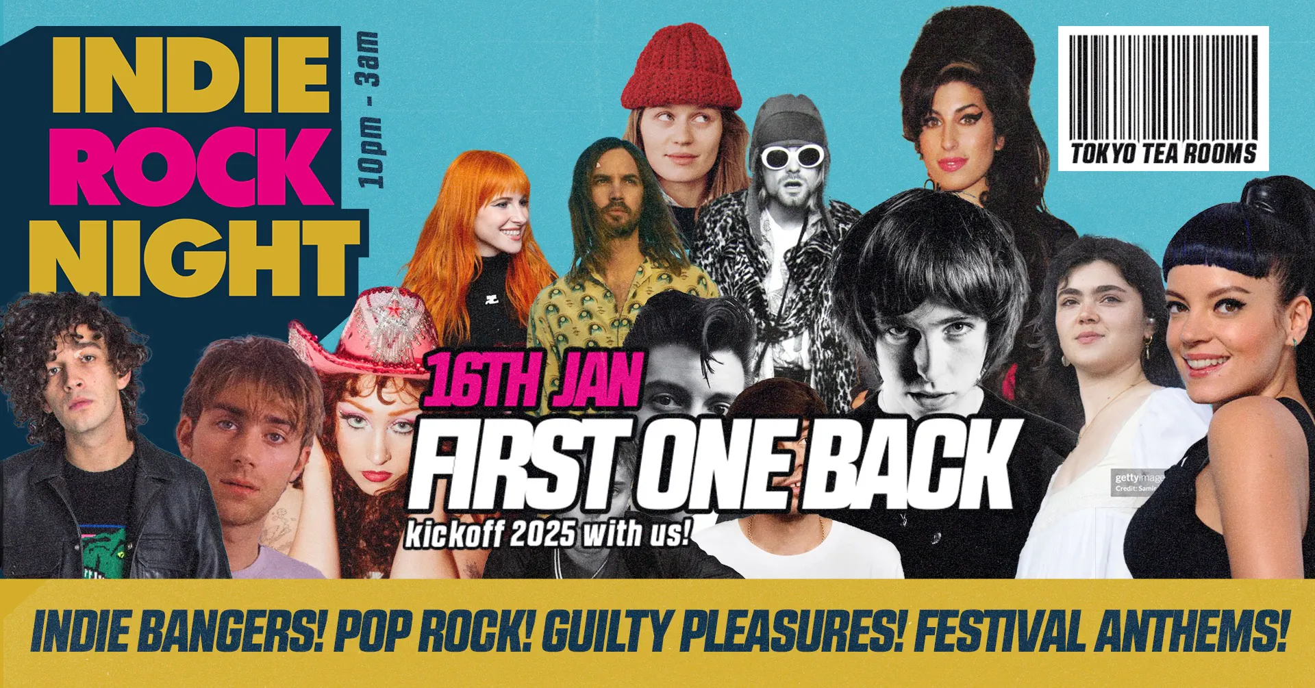 Indie Rock Night ∙ FIRST ONE BACK *LAST 25 ONLINE TICKETS* at Tokyo Tea ...