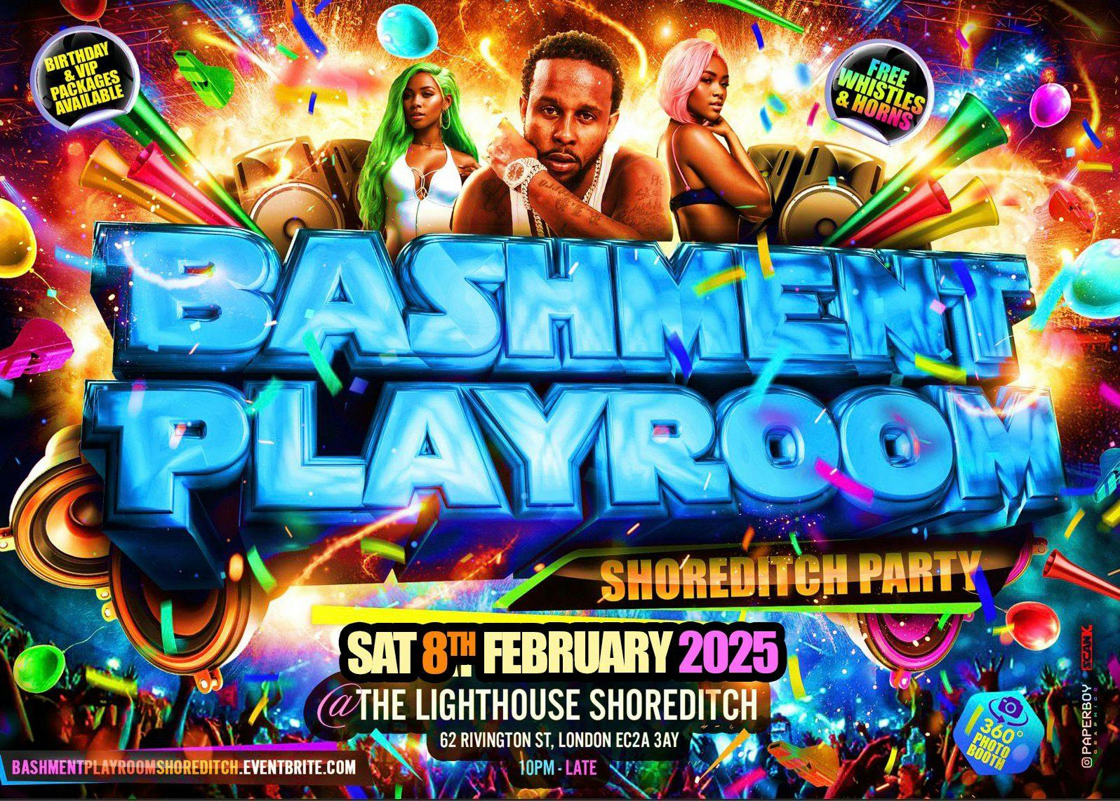 Bashment Playroom - Shoreditch Party at The Lighthouse Bar and Club ...