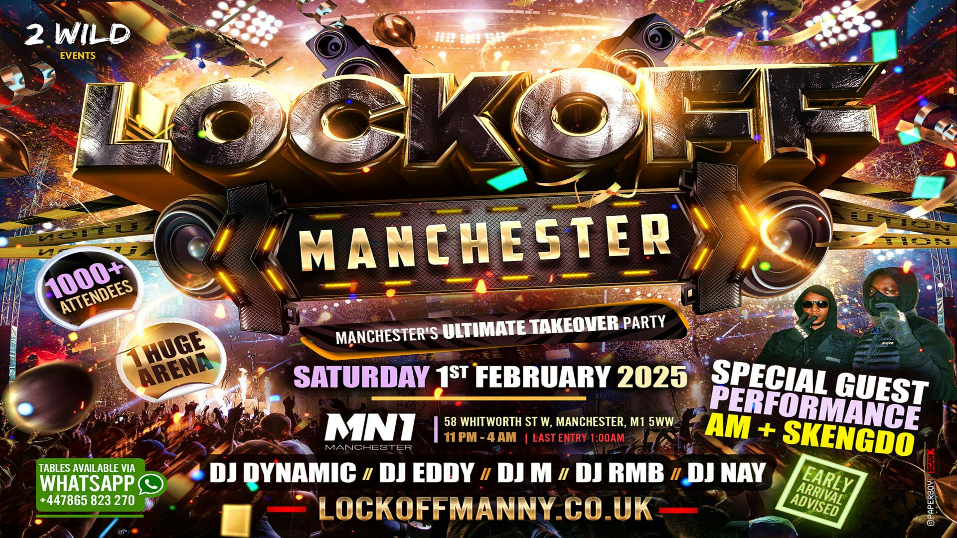 LOCKOFF MANCHESTER - THE ULTIMATE TAKEOVER PARTY! (50 TICKETS LEFT) at ...