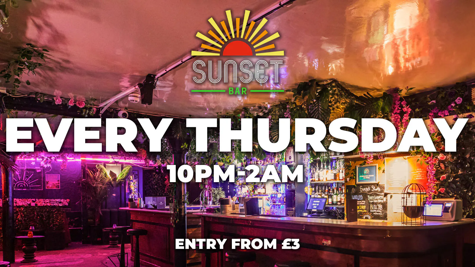 Sunset Bar London Shoreditch Thursday at Sunset Bar, London on 13th Mar ...