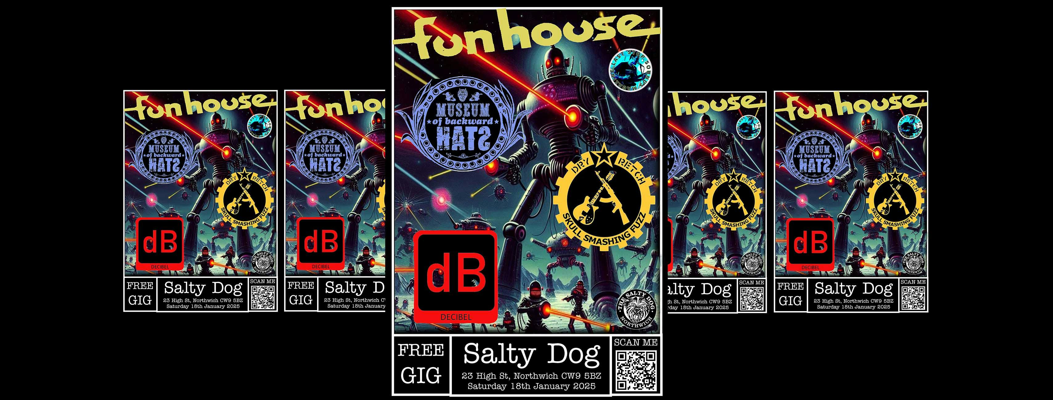 Funhouse: Museum of Backward Hats, The Dry Retch and Decibel at The ...