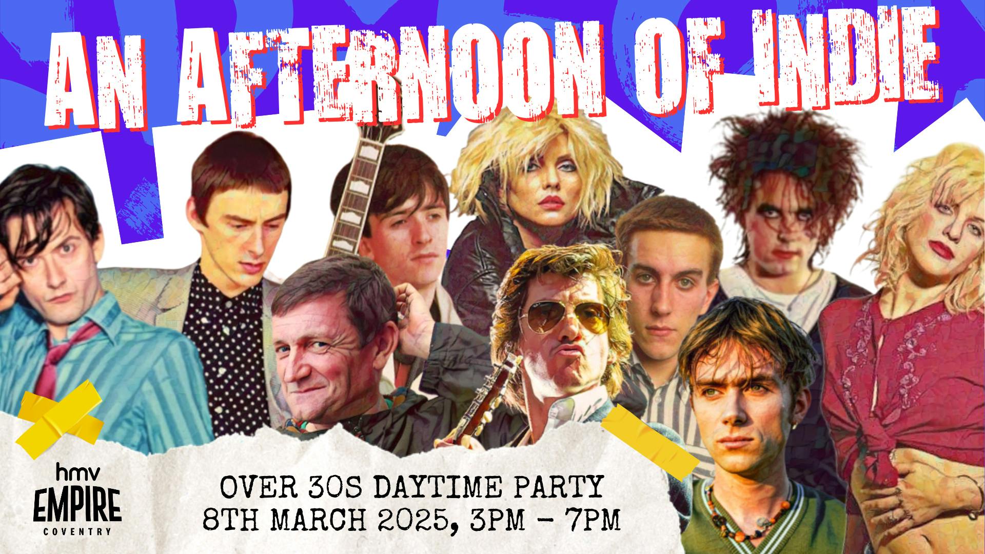 COVENTRY AATM presents An Afternoon of indie - Indie for the over 30s- Sat 8 March-venue upgrade ...