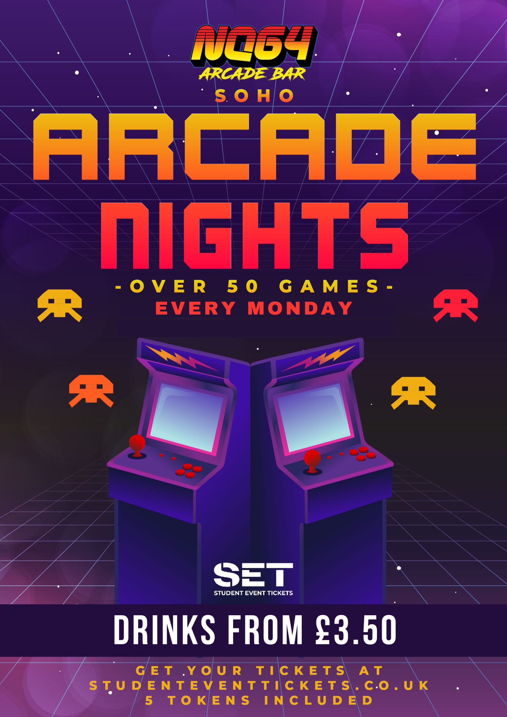 ARCADE NIGHTS @ NQ64 SOHO - EVERY MONDAY at NQ64 Arcade Bar - Soho ...