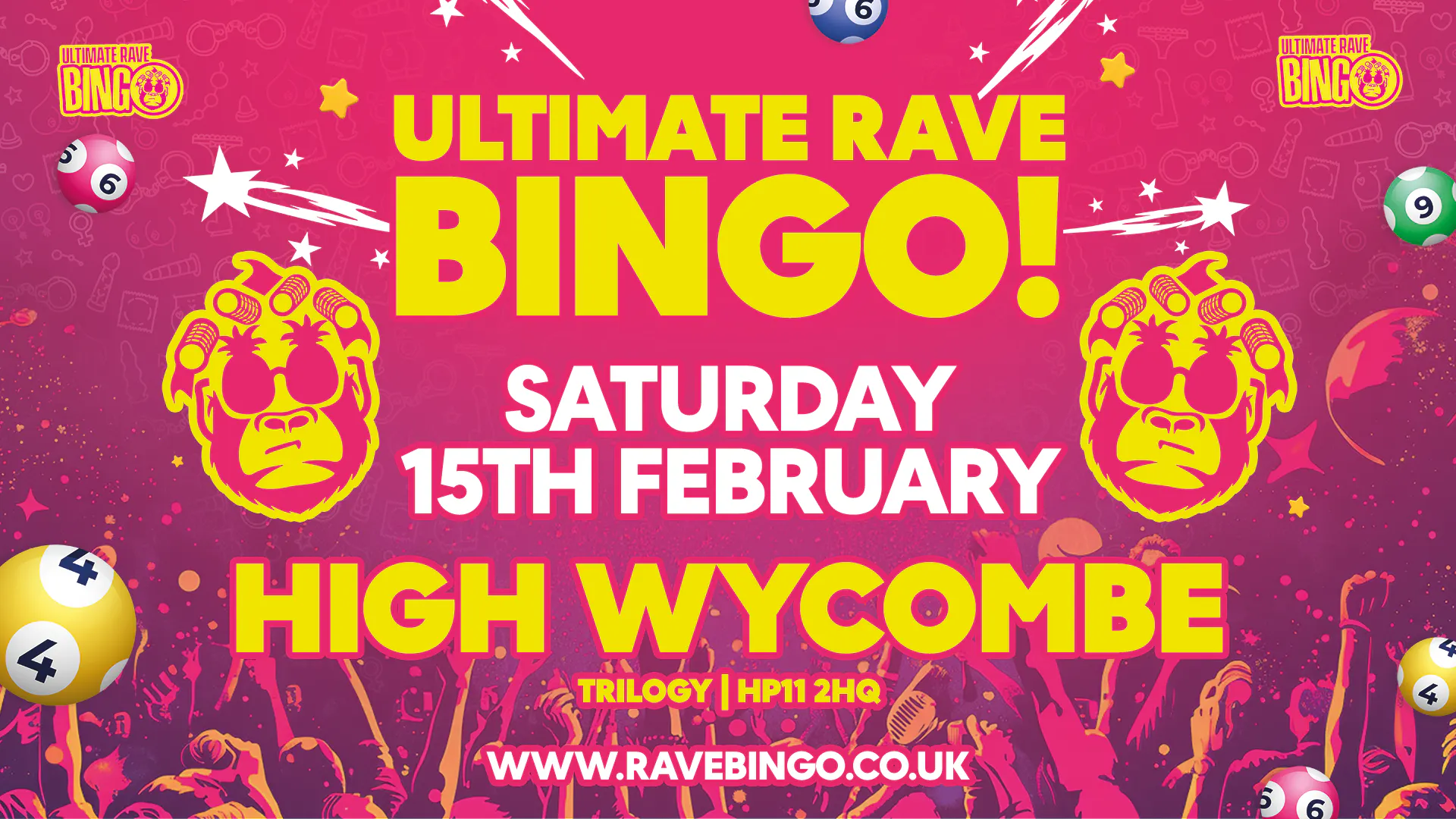 Ultimate Rave Bingo // High Wycombe // Saturday 15th February at ...