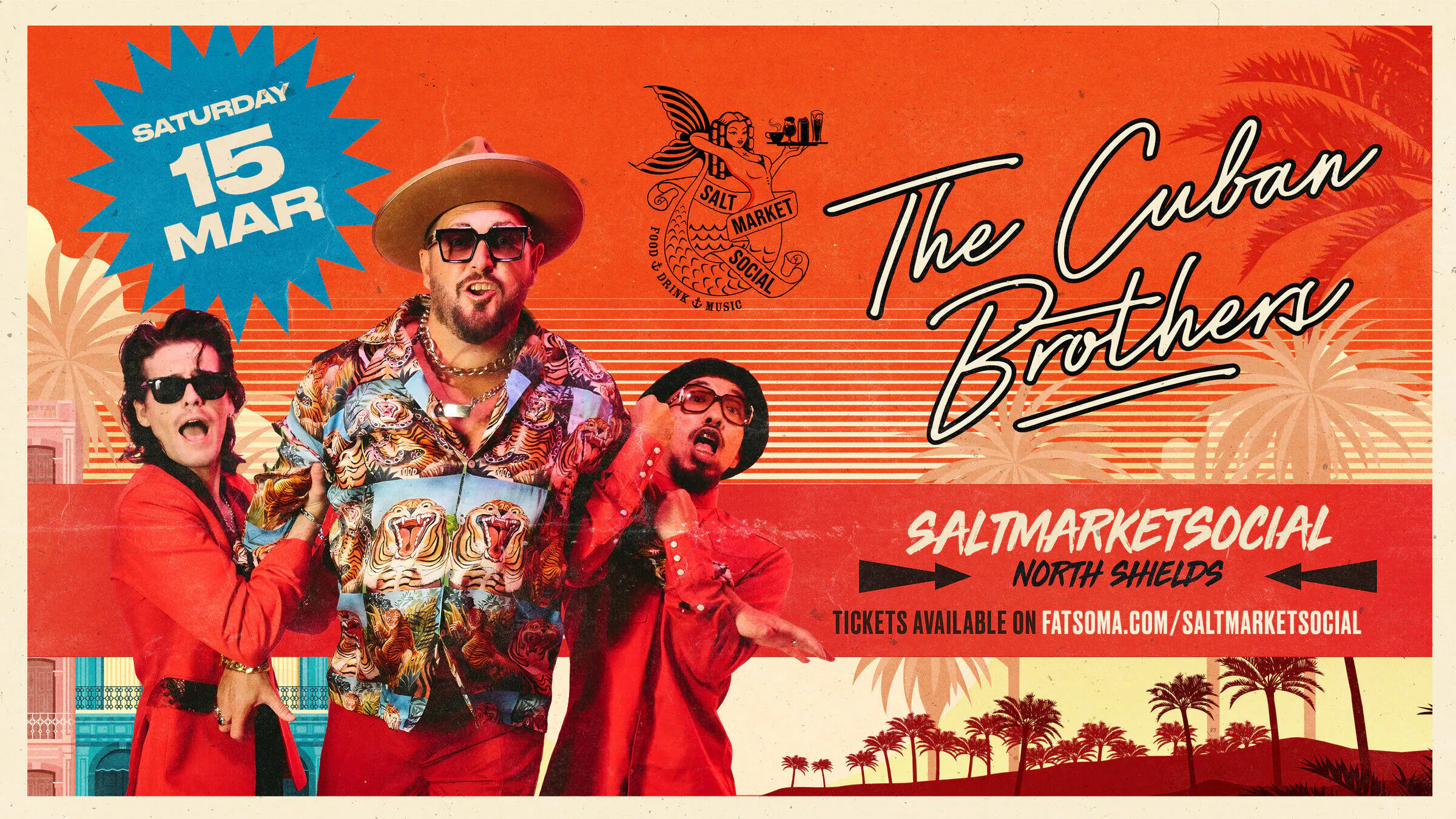 THE CUBAN BROTHERS at Salt Market Social, Tynemouth on 15th Mar 2025 ...