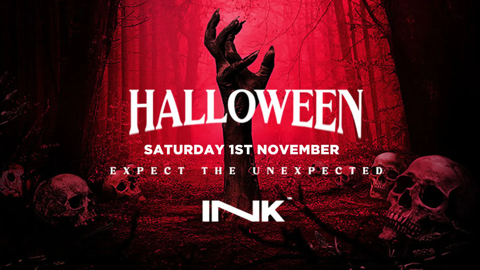 Ink - Halloween Saturday! [LAST TICKETS] at INK, Nottingham on 1st Nov ...