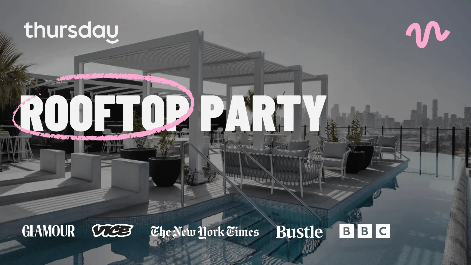 Thursday | Rooftop Party 30-49 | Port Melbourne at The Saba Rooftop ...