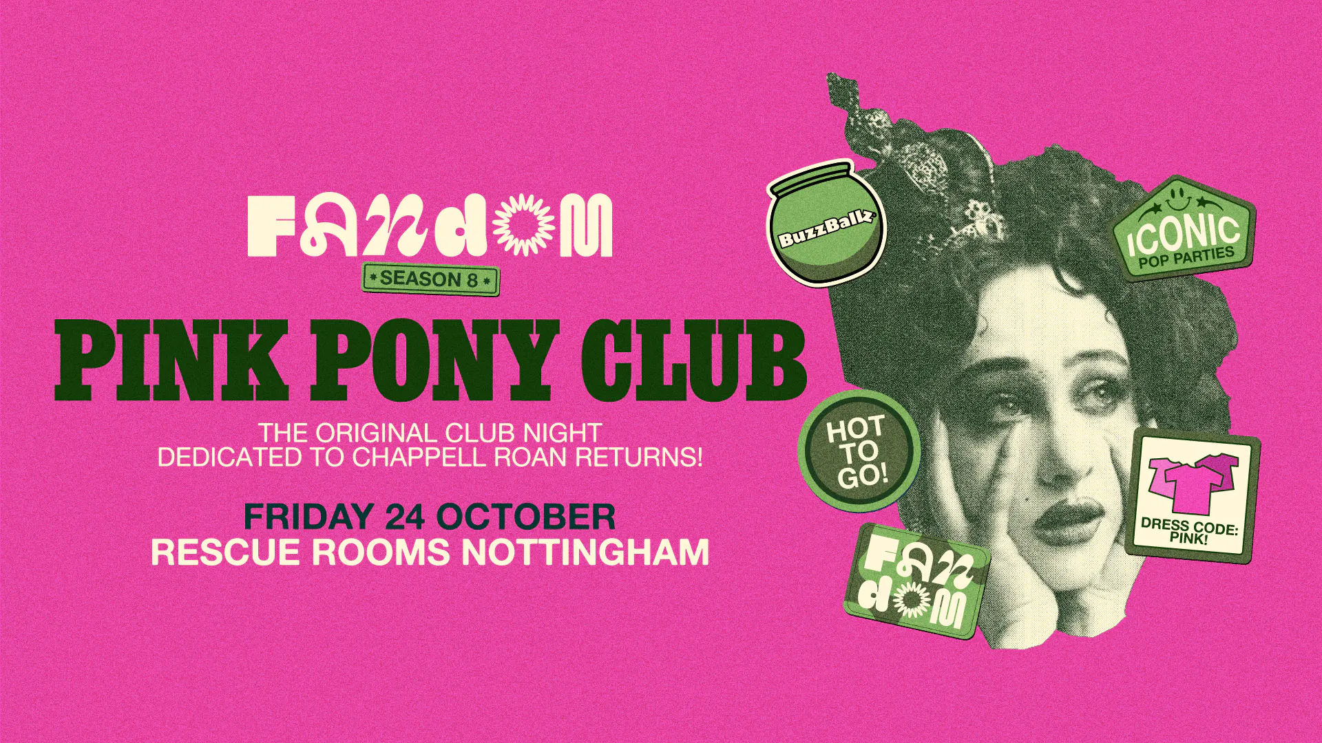 Pink Pony Club 🐎 Rescue Rooms, Nottingham at Rescue Rooms, Nottingham ...