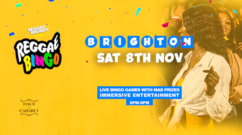 Reggae Bingo - BRIGHTON - Sat 8th Nov at Haus Of Cabaret Brighton ...