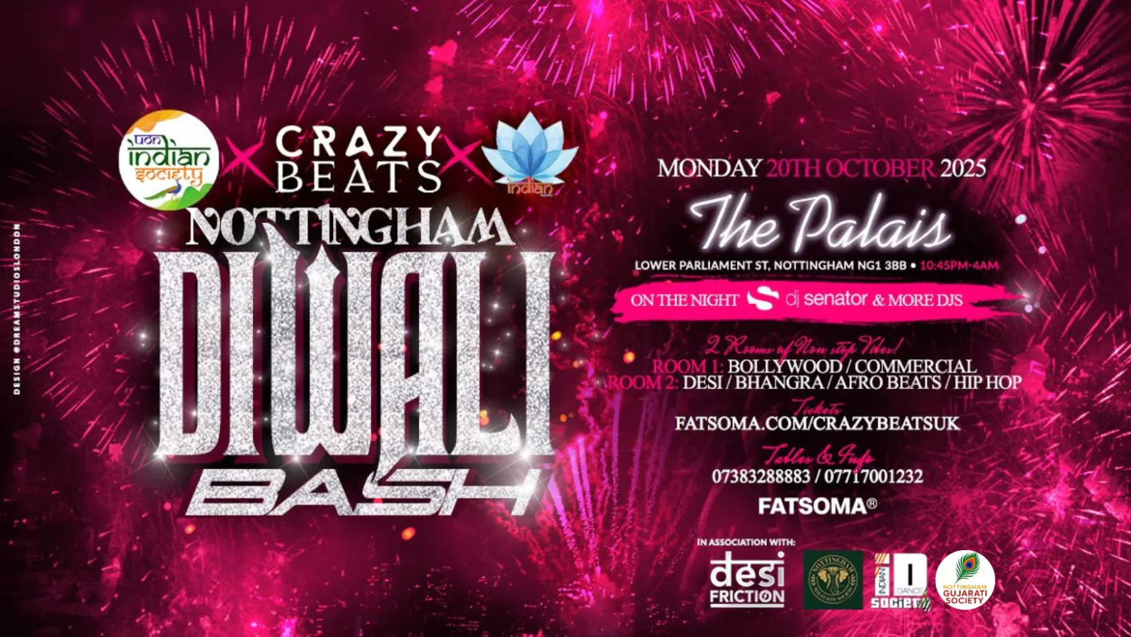 THE DIWALI DESI BASH | NOTTINGHAM at The Palais, Nottingham on 20th Oct ...