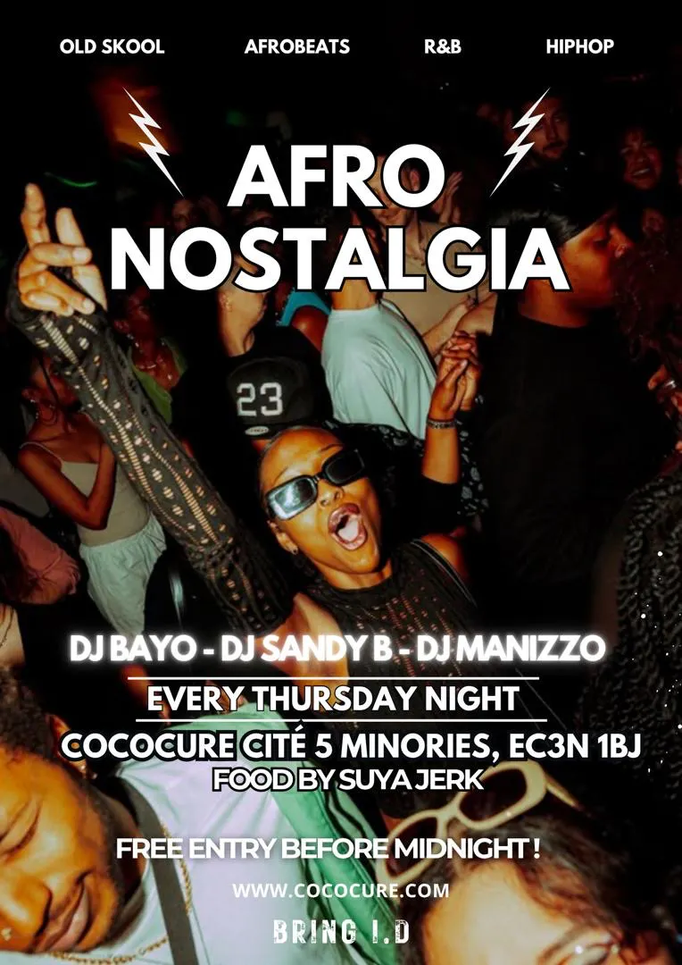Afro Nostalgia AFTER DARK– Old School Afrobeats, 90s R&B, Classic Hip ...