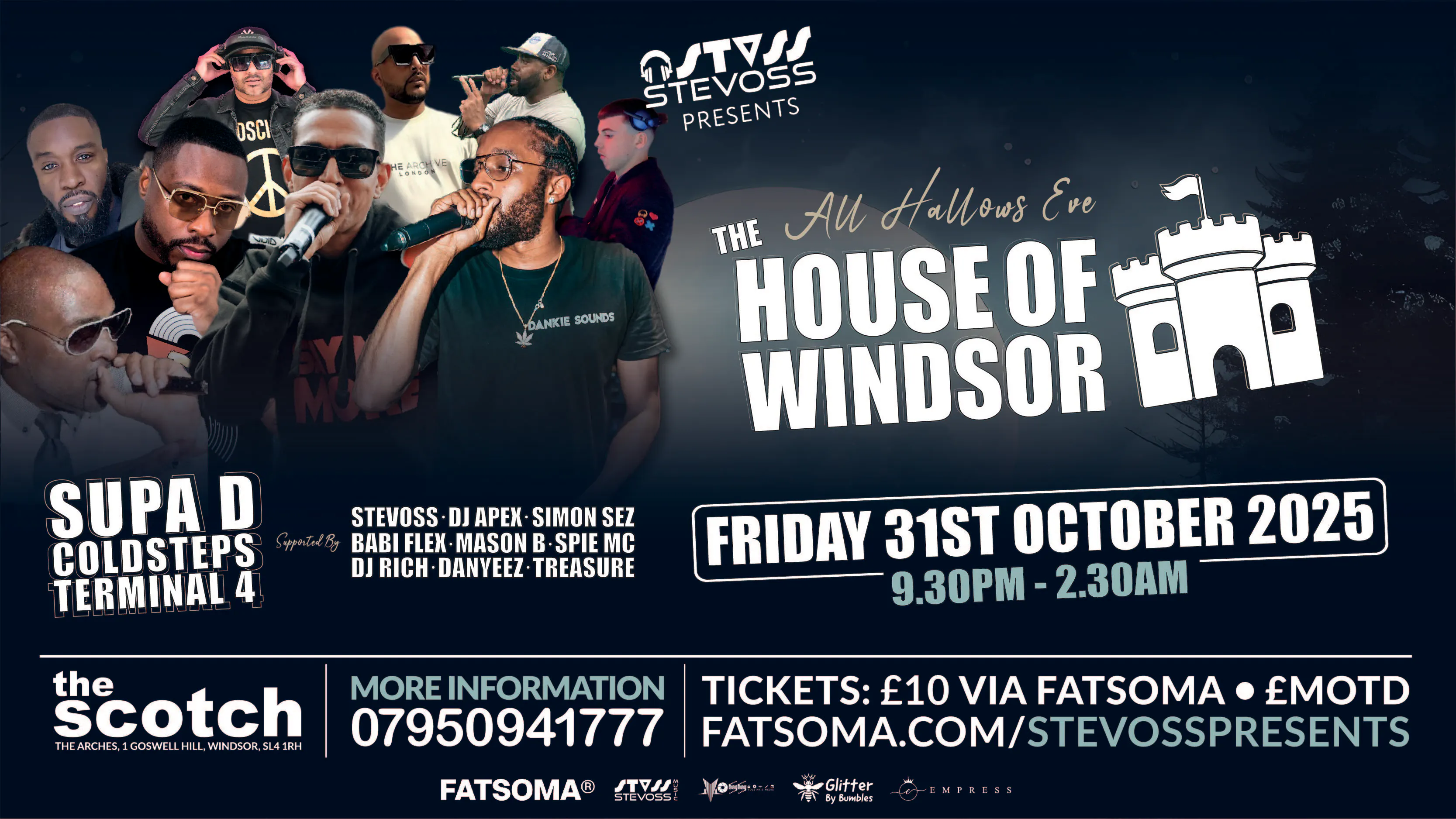 STEVOSS PRESENTS... THE HOUSE OF WINDSOR - SUPA D, COLDSTEPS & TERMINAL ...