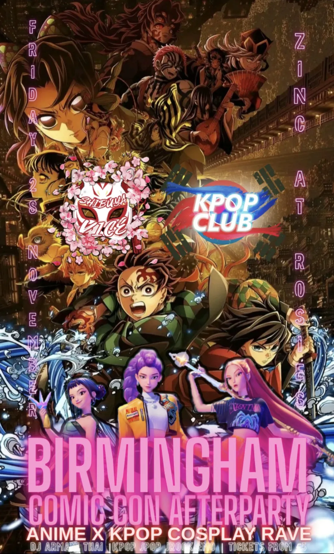 BIRMINGHAM Anime X KPop Rave: Comic Con Afterparty with DJ ARMANI THAI ...