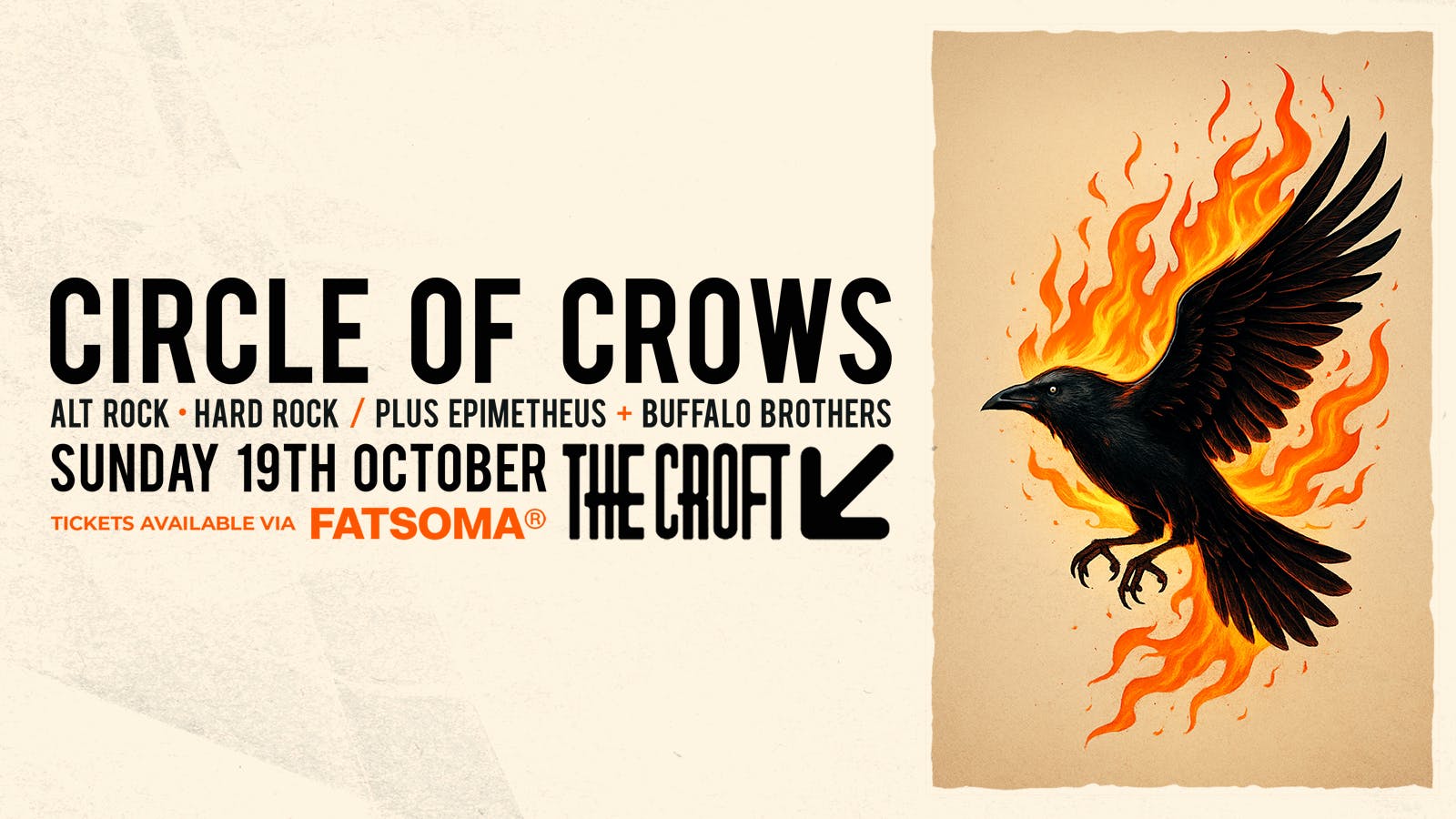 WE NEED BANDS | Circle of Crows + Epimetheus + Buffalo Brothers at The ...