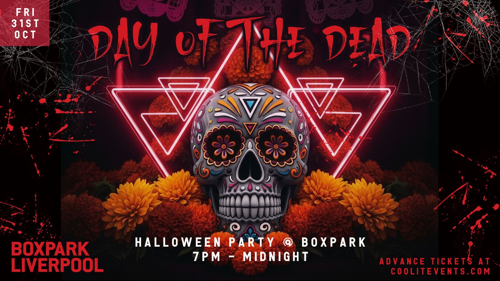 DAY OF THE DEAD WAREHOUSE RAVE 🕯️☾ HALLOWEEN @ BOXPARK at BOXPARK ...