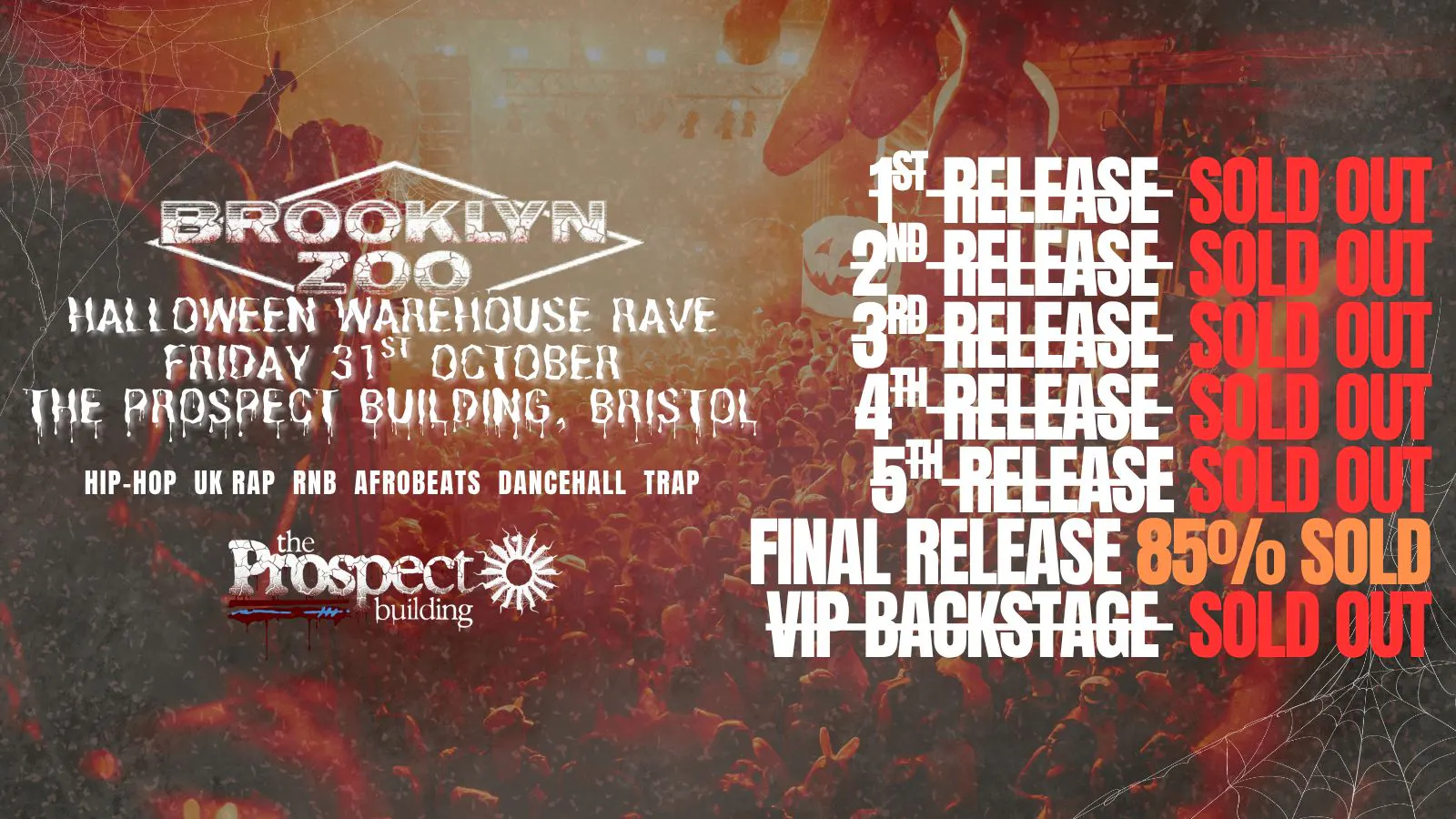 Brooklyn Zoo Halloween Warehouse Rave 2025 at The Prospect Building ...