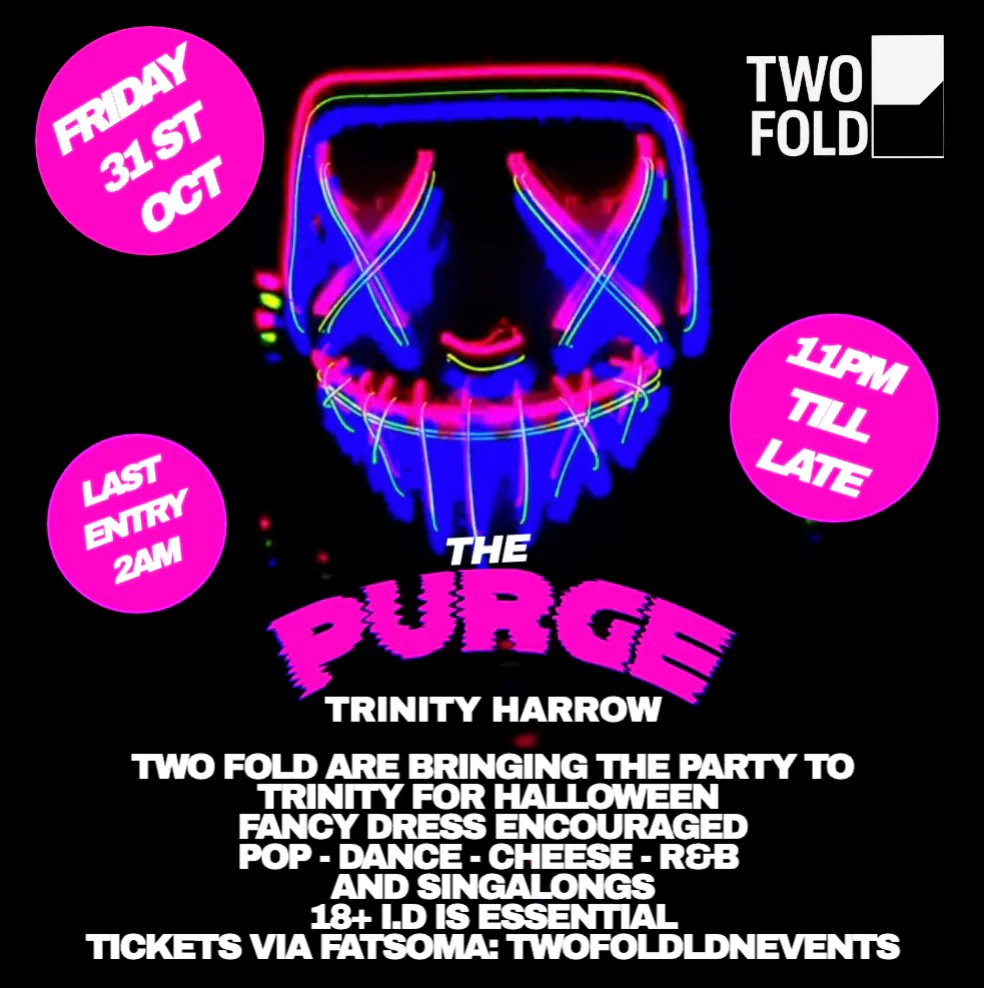 Two Fold Halloween Launch At Trinity Harrow at Trinity, Harrow on 31st ...
