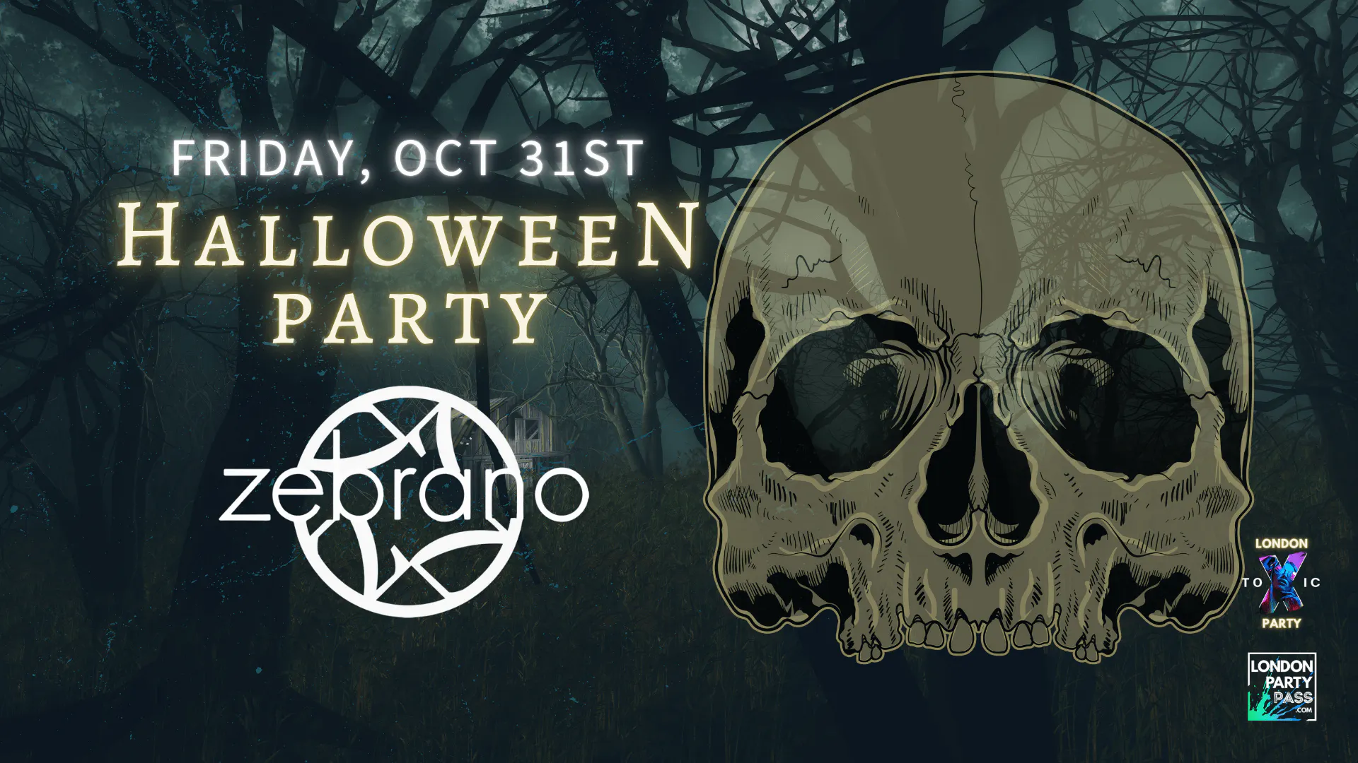 Halloween - London Toxic Party - Soho Zebrano - Friday at Soho Zebrano ...