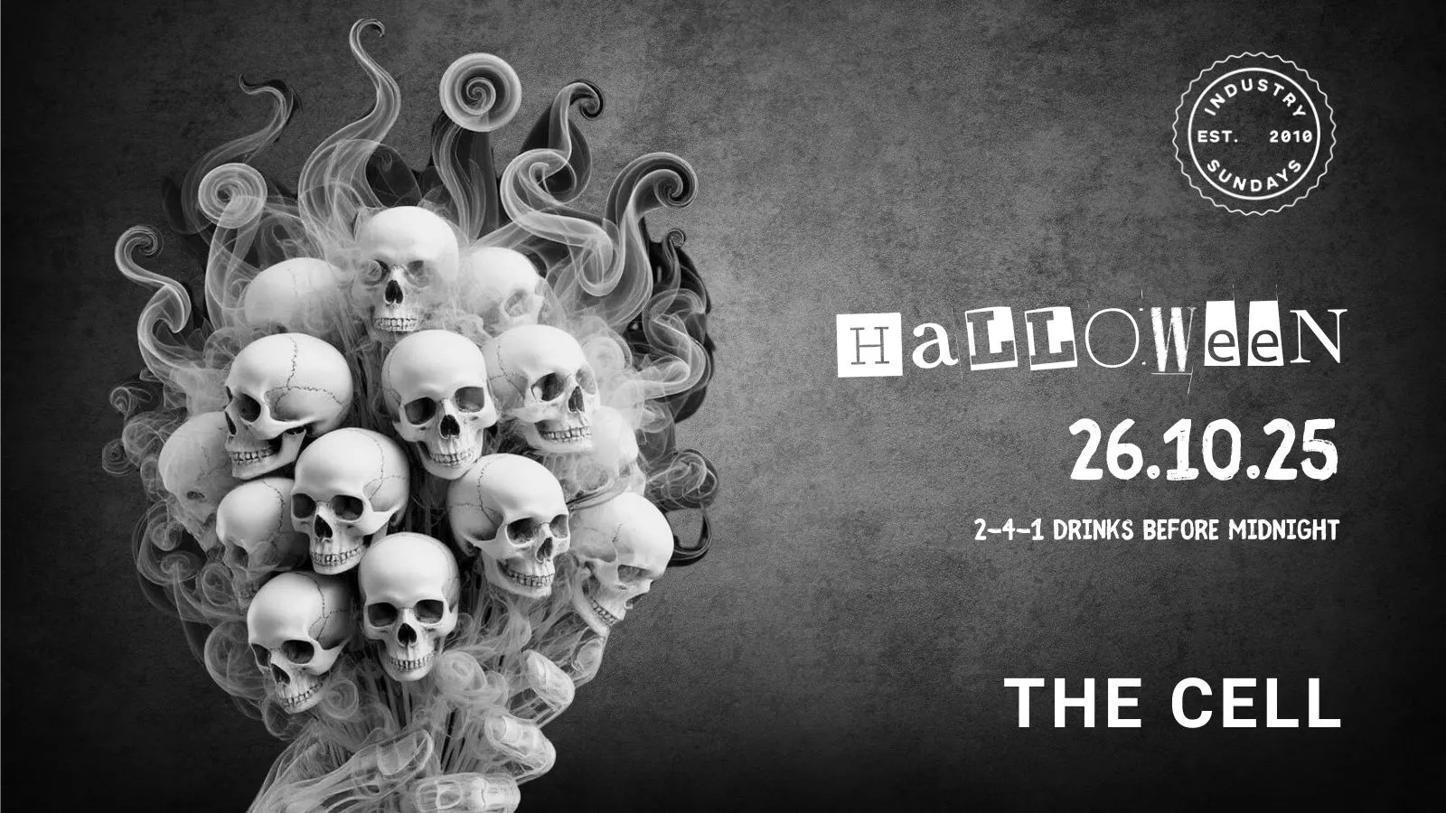 Sunday's @ The Cell - HALLOWEEN SPECIAL! 241 DRINKS BEFORE MIDNIGHT! at ...