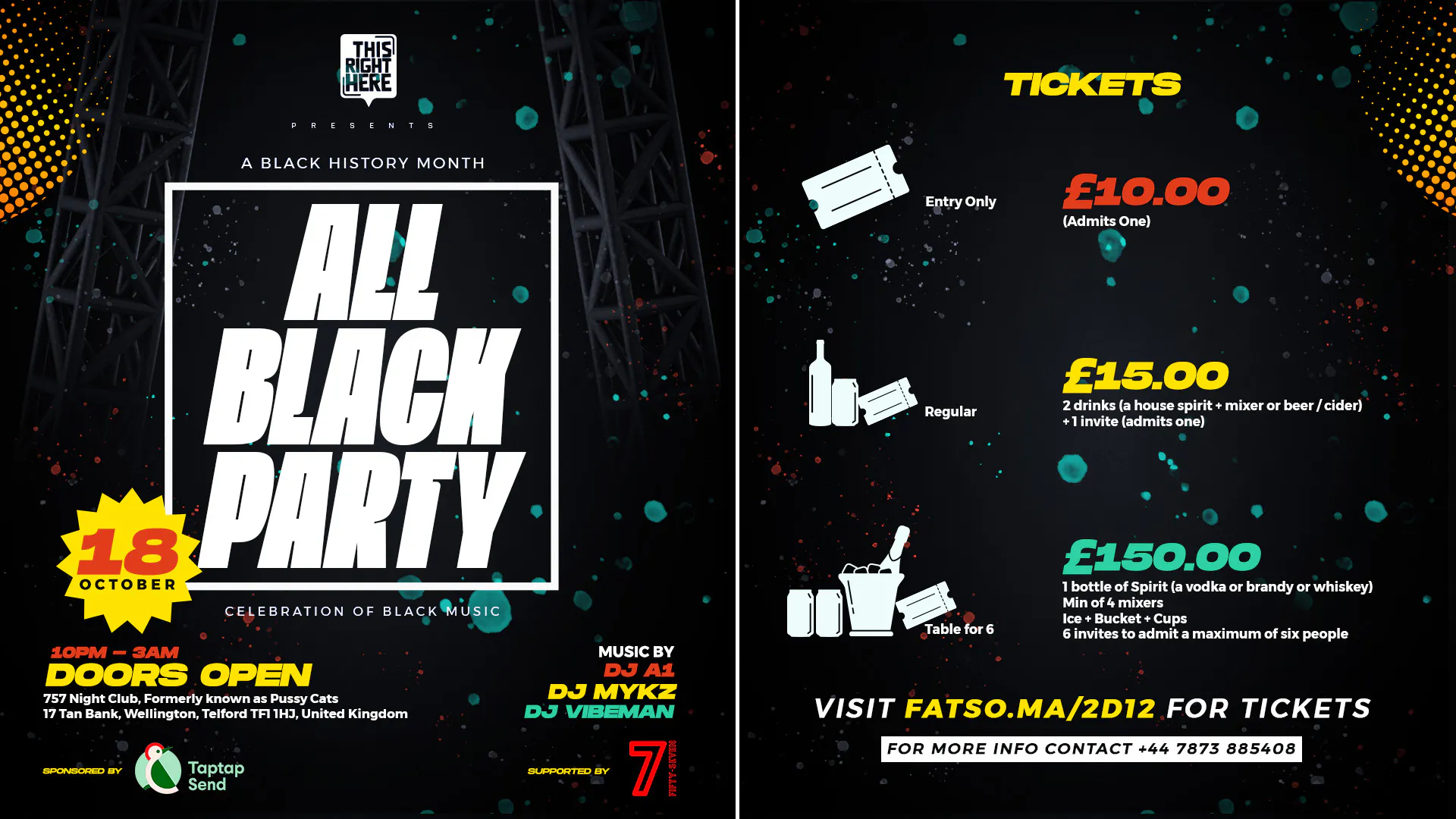 All Black Party - A Black History Month Event at 757 Night Club ...