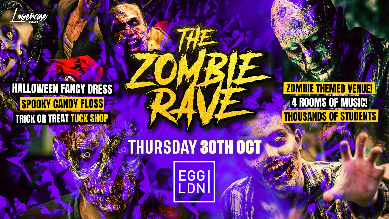 HALLOWEEN 2025 AT EGG LONDON! THE ZOMBIE RAVE ALL NIGHTER! at Egg ...