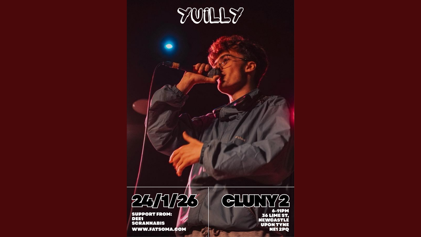 YUILLY - The Cluny 2 at The Cluny, Newcastle upon Tyne on 24th Jan 2026 ...