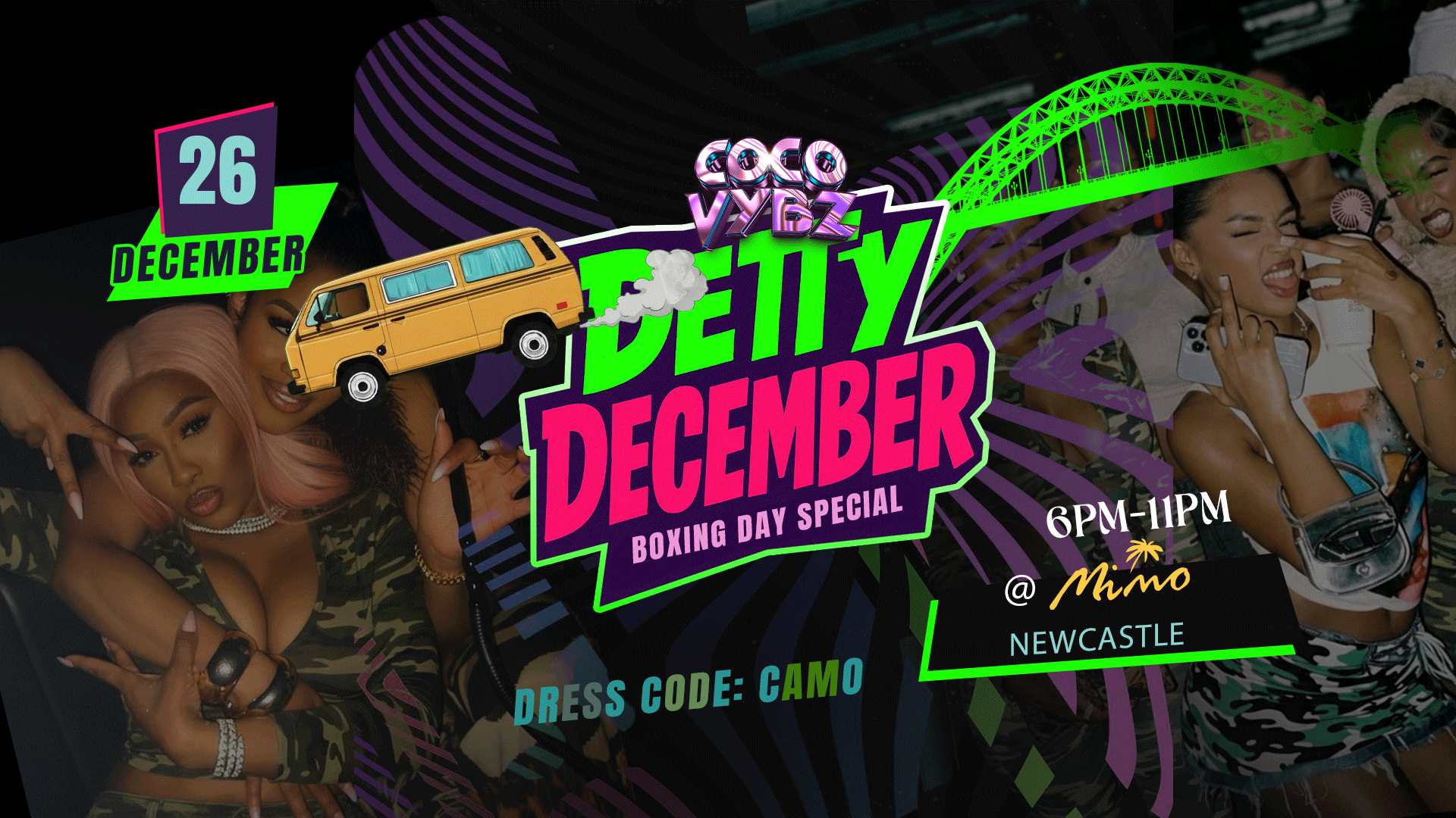 DETTY DECEMBER - COCOVYBZ BOXING DAY SPECIAL at Mimo, Newcastle upon ...