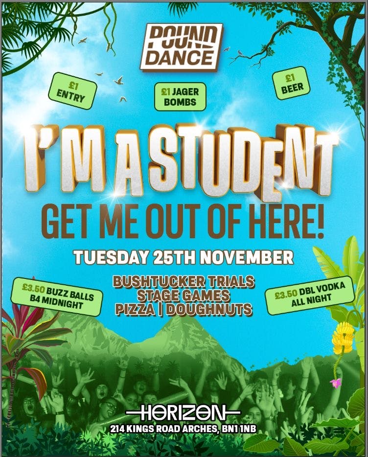 POUND DANCE | I'M A STUDENT GET ME OUTTA HERE | Tuesdays at Horizon ...