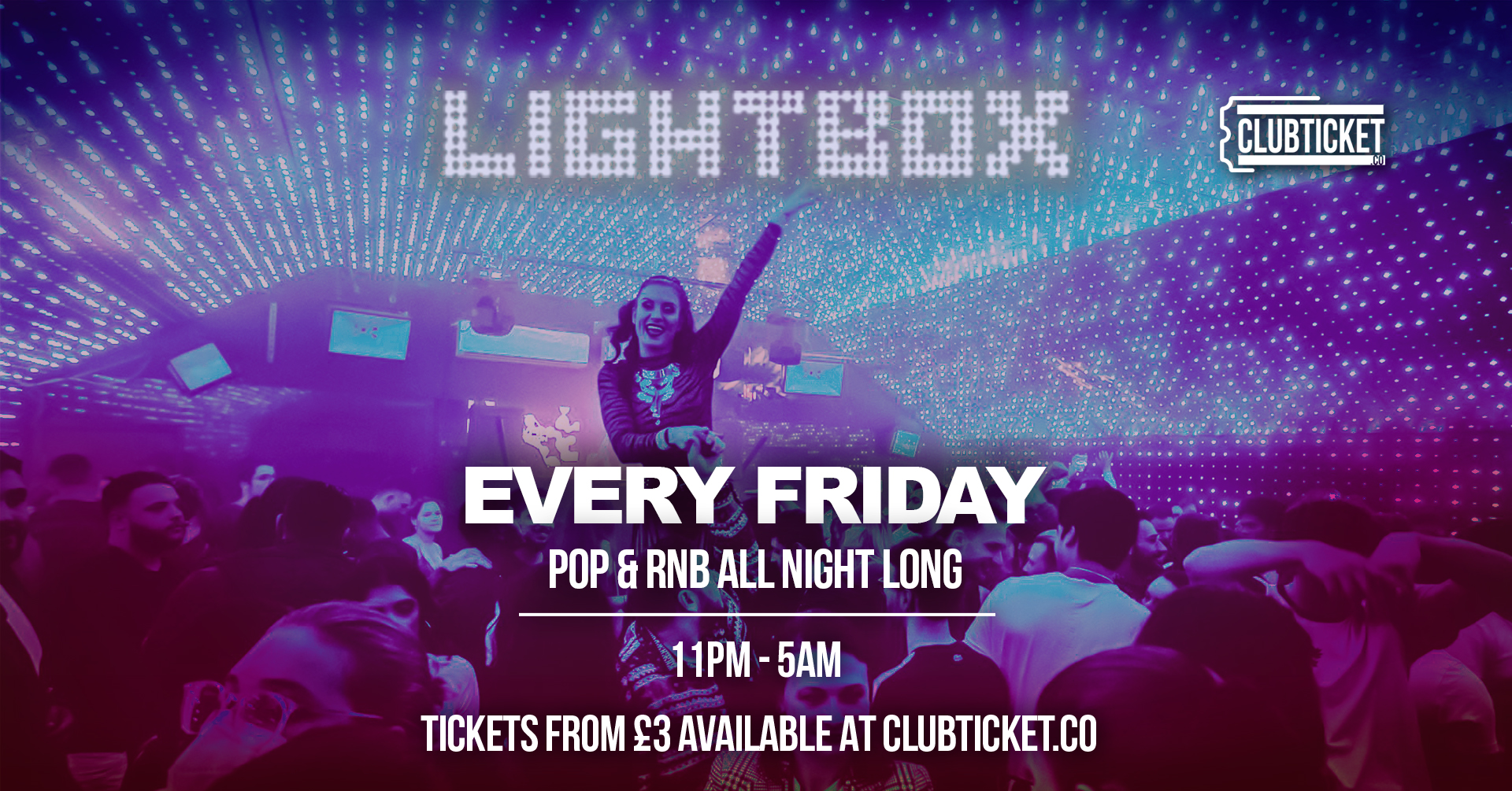 LIGHTBOX EVERY FRIDAY / 3 ROOMS OF MUSIC / PAYDAY WEEKEND! at Lightbox ...