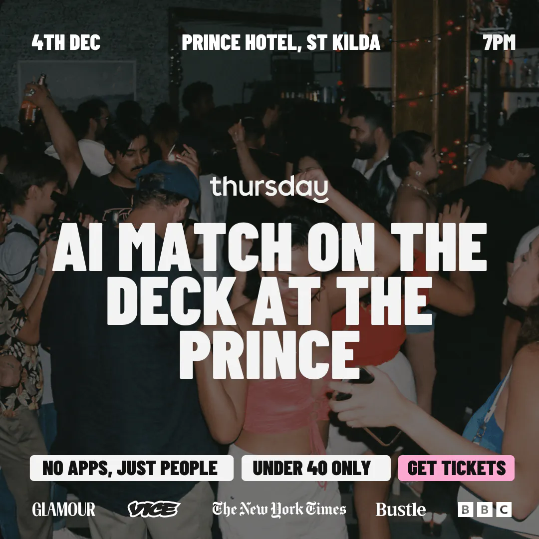 Thursday | Prince Hotel AI MATCHING | St. Kilda at The Prince Hotel, St ...