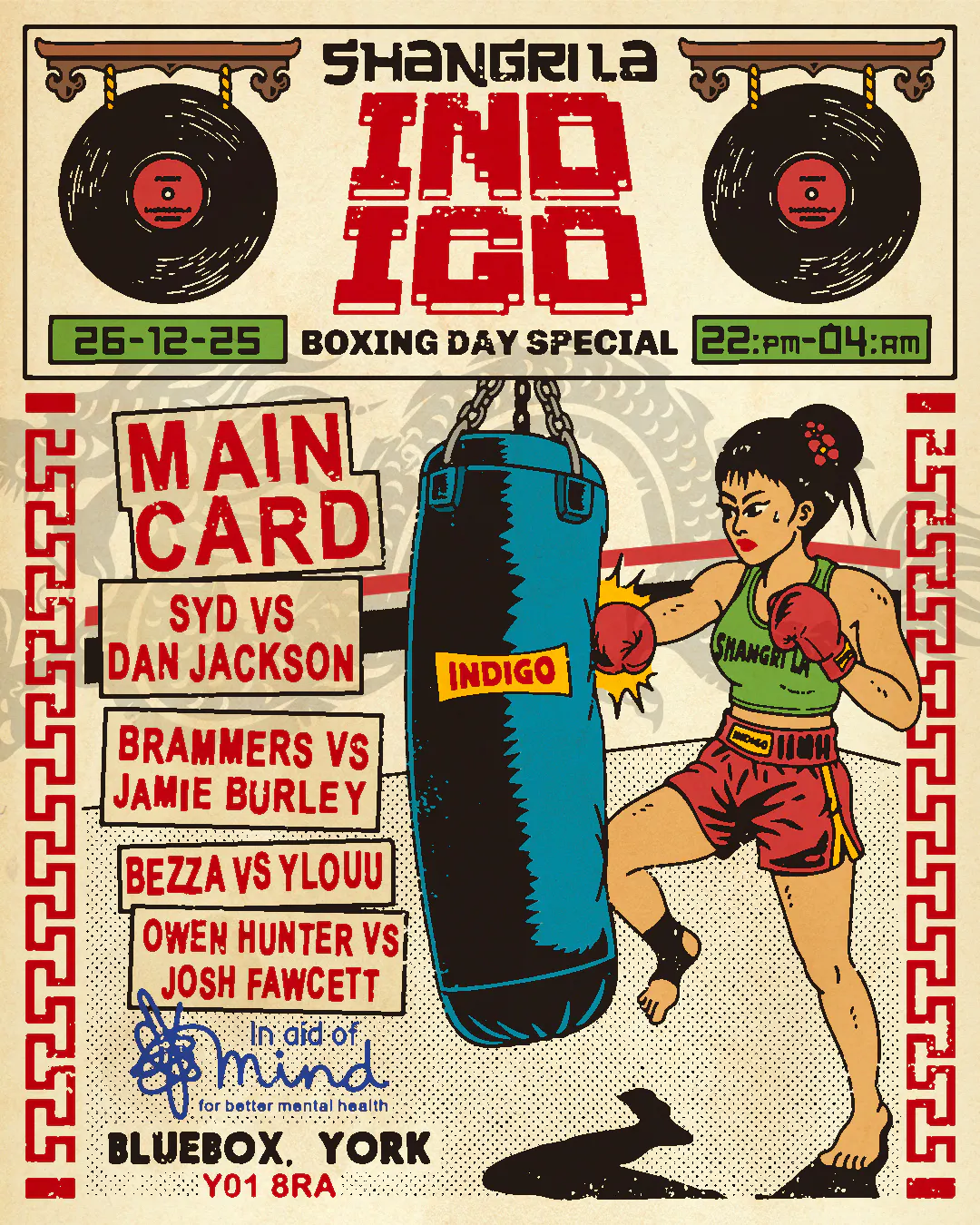 Shangri La x Indigo: Boxing Day Special at BlueBox, York on 26th Dec ...
