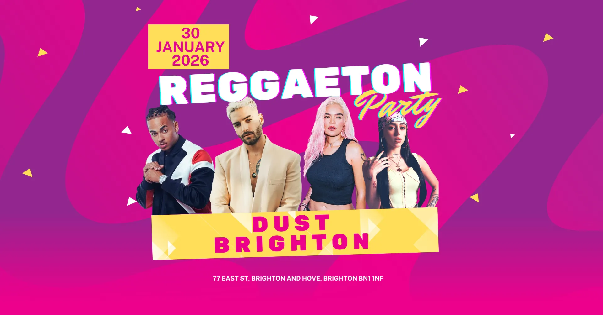Reggaeton Party (Brighton) January 2026 at DUST, Brighton and Hove on ...